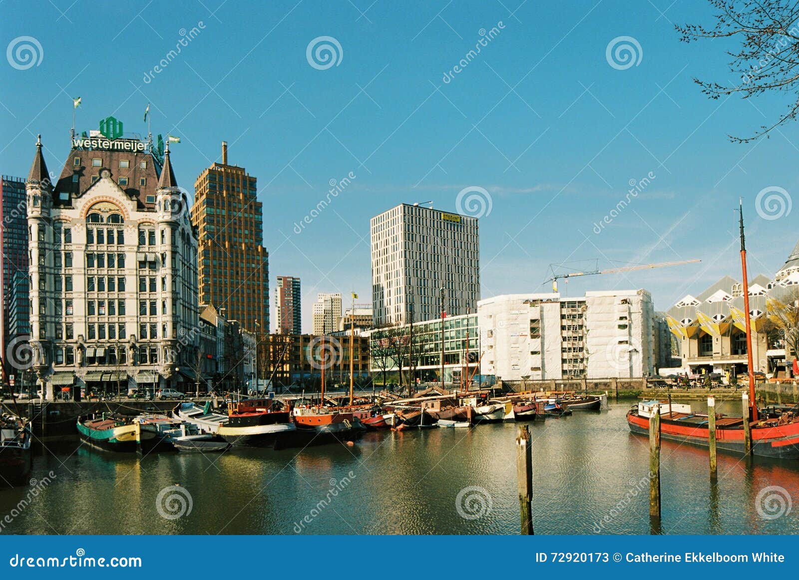 Rotterdam editorial stock photo. Image of oudehaven, maas - 72920173