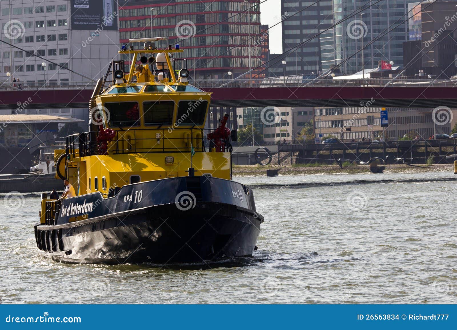 Rotterdam Port Authority editorial stock image. Image of port - 26563834
