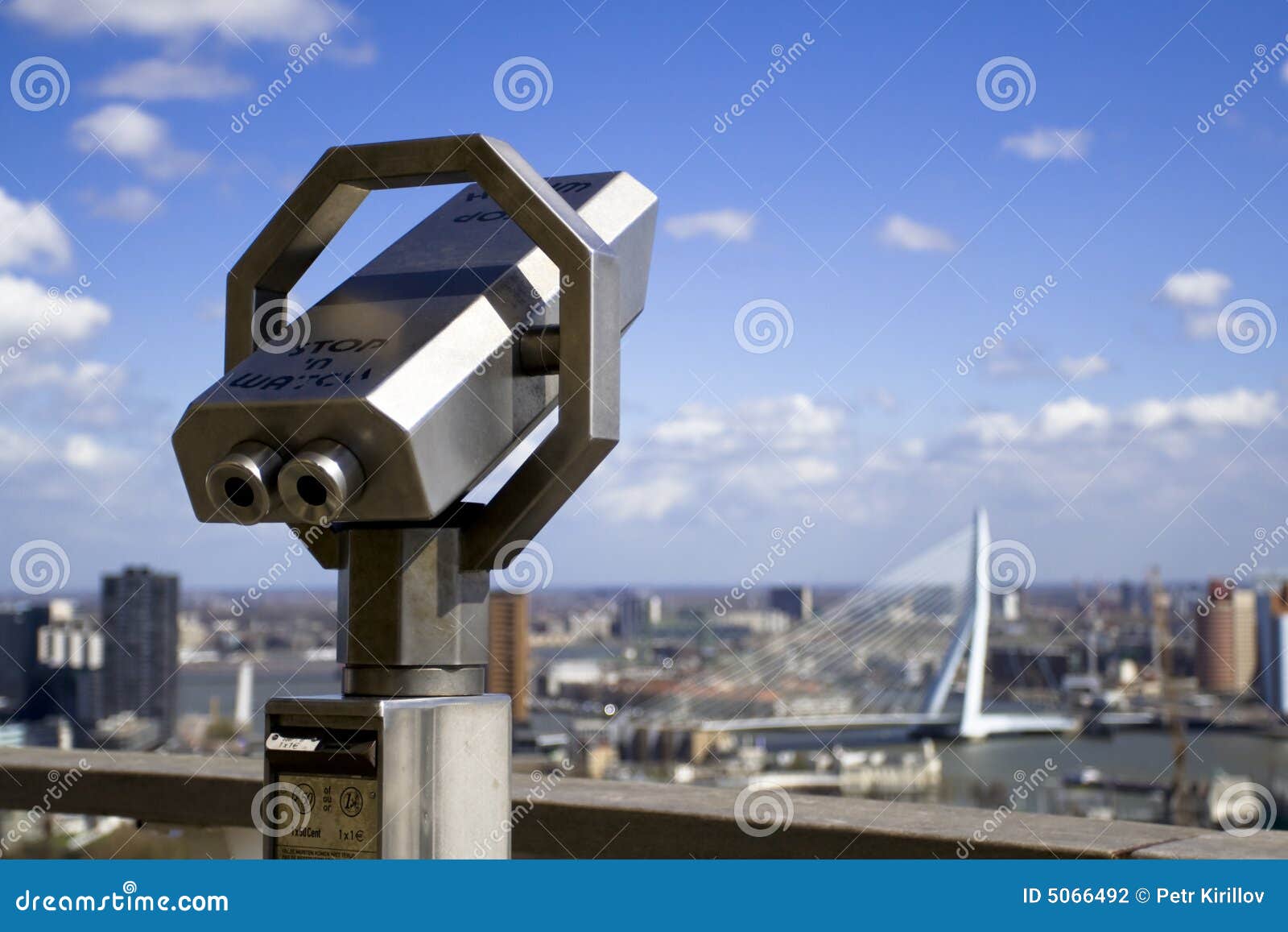 Rotterdam from the tower stock photo. Image of structure - 5066492