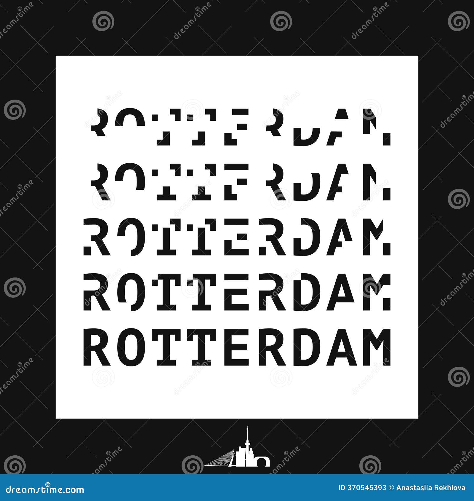 Rotterdam Icon Vector Art Design | CartoonDealer.com #100730212