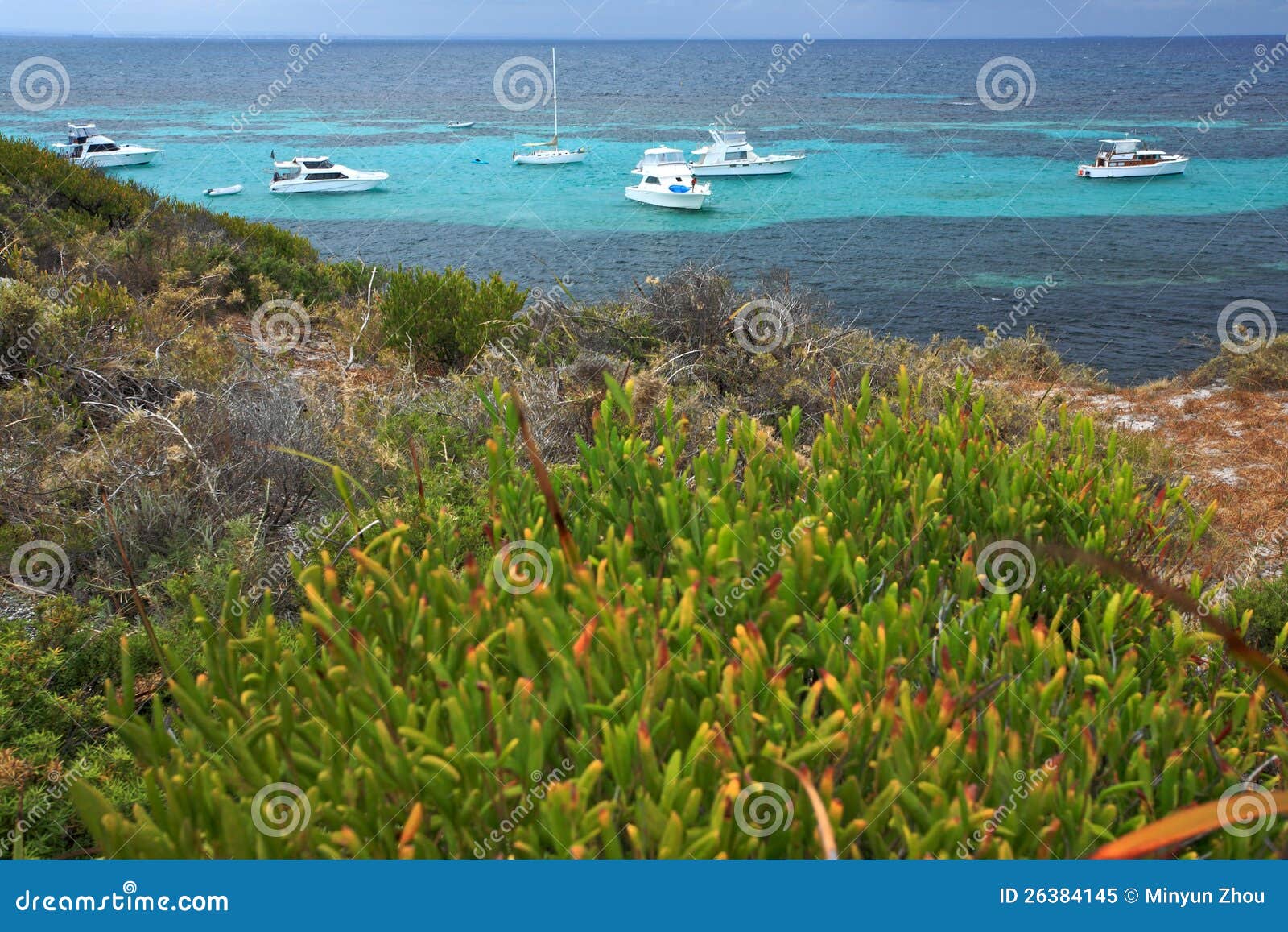 Rottnest Island Scenic Flight Stock Photo | CartoonDealer.com #108105288