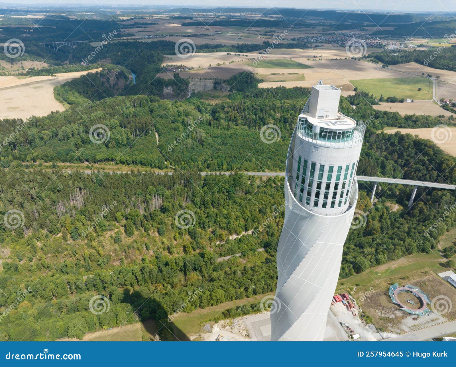 Rottweil, 15th of August 2022, Germany. the TK Elevator Test Tower is ...
