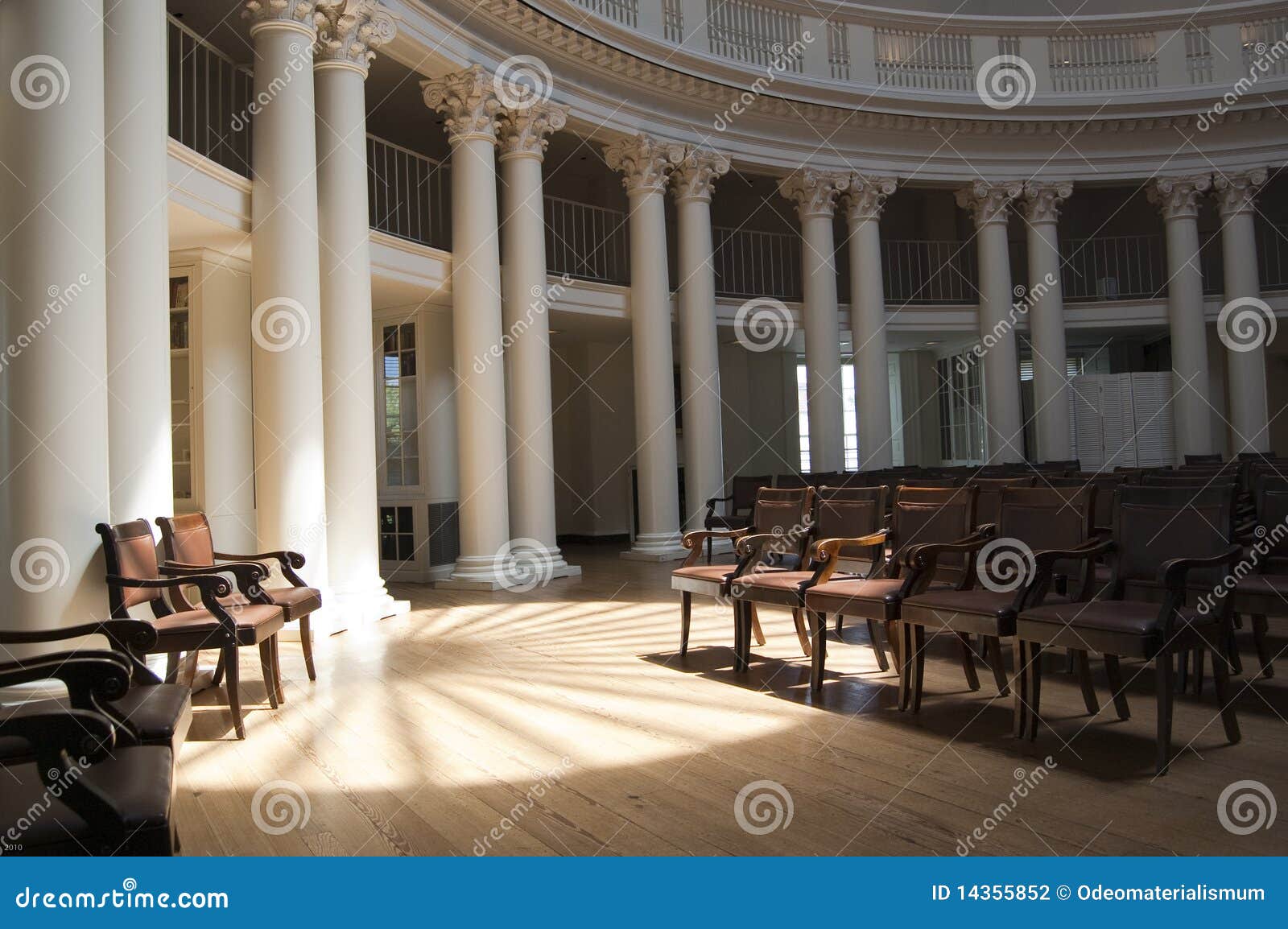 Rotunda Light Beams stock photo. Image of virginia, history - 14355852