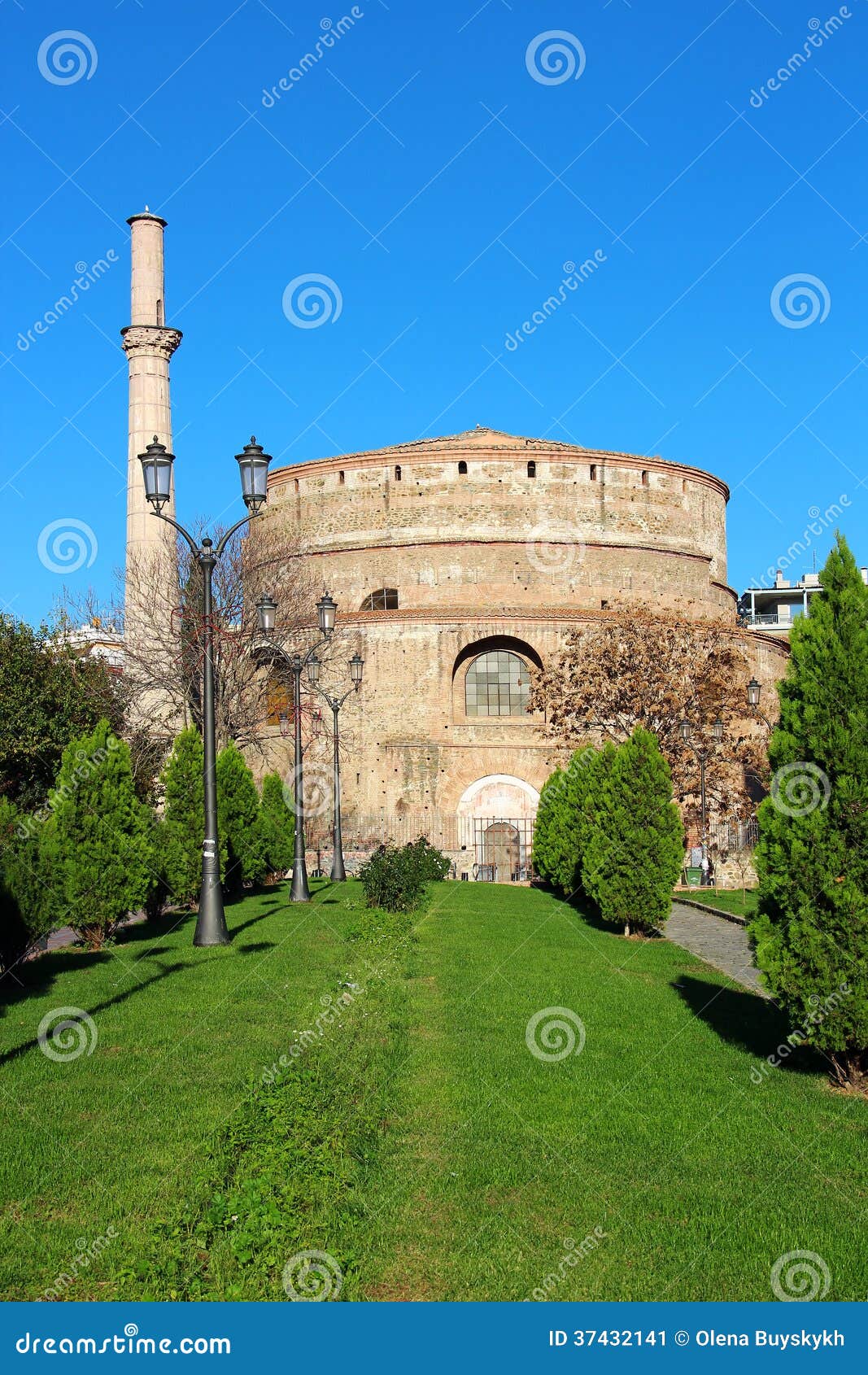 Rotunda of St. George in Thessaloniki, Greece Stock Image - Image of ...