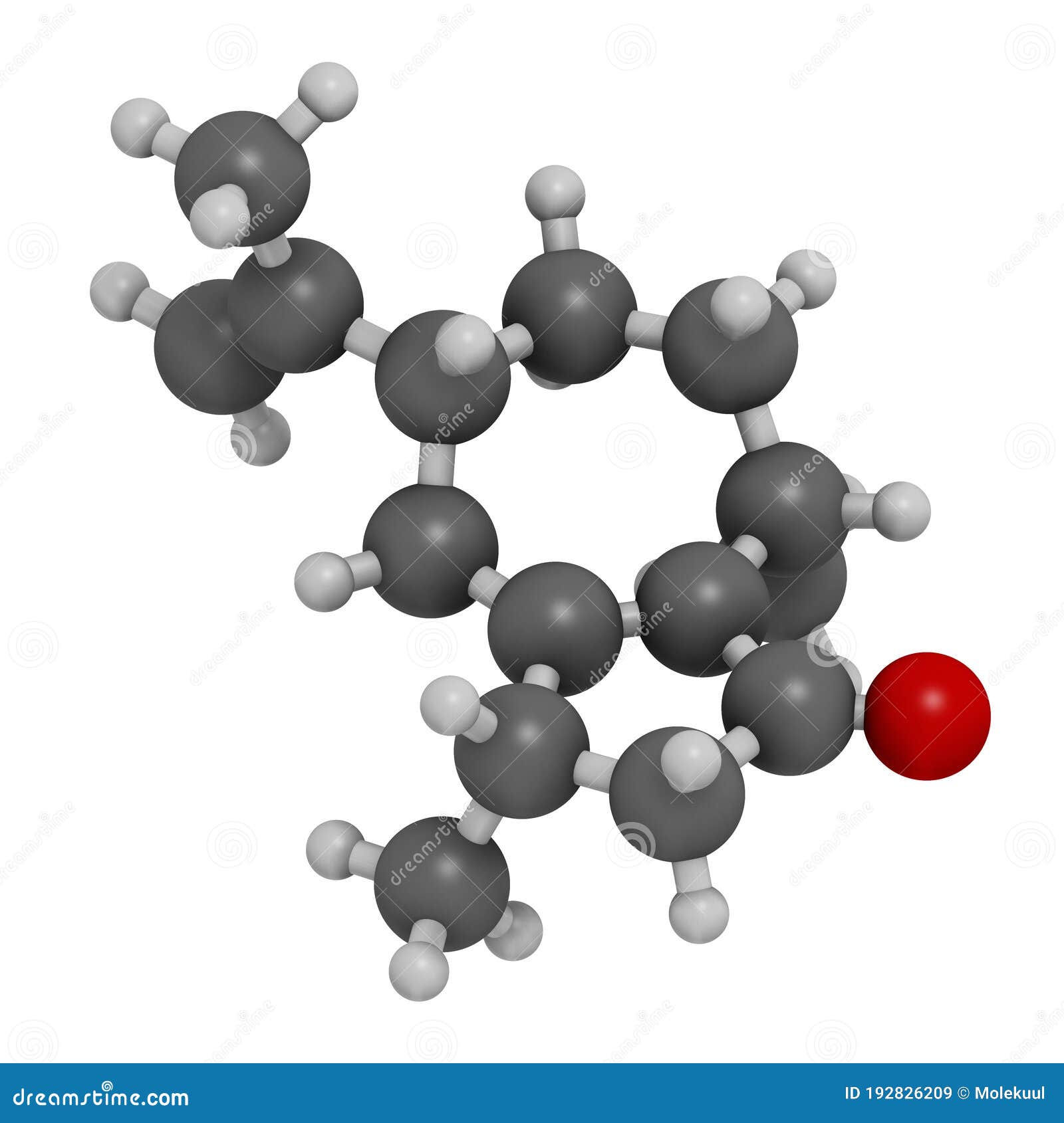 Rotundone Peppery Taste Molecule. 3D Rendering Stock Image ...