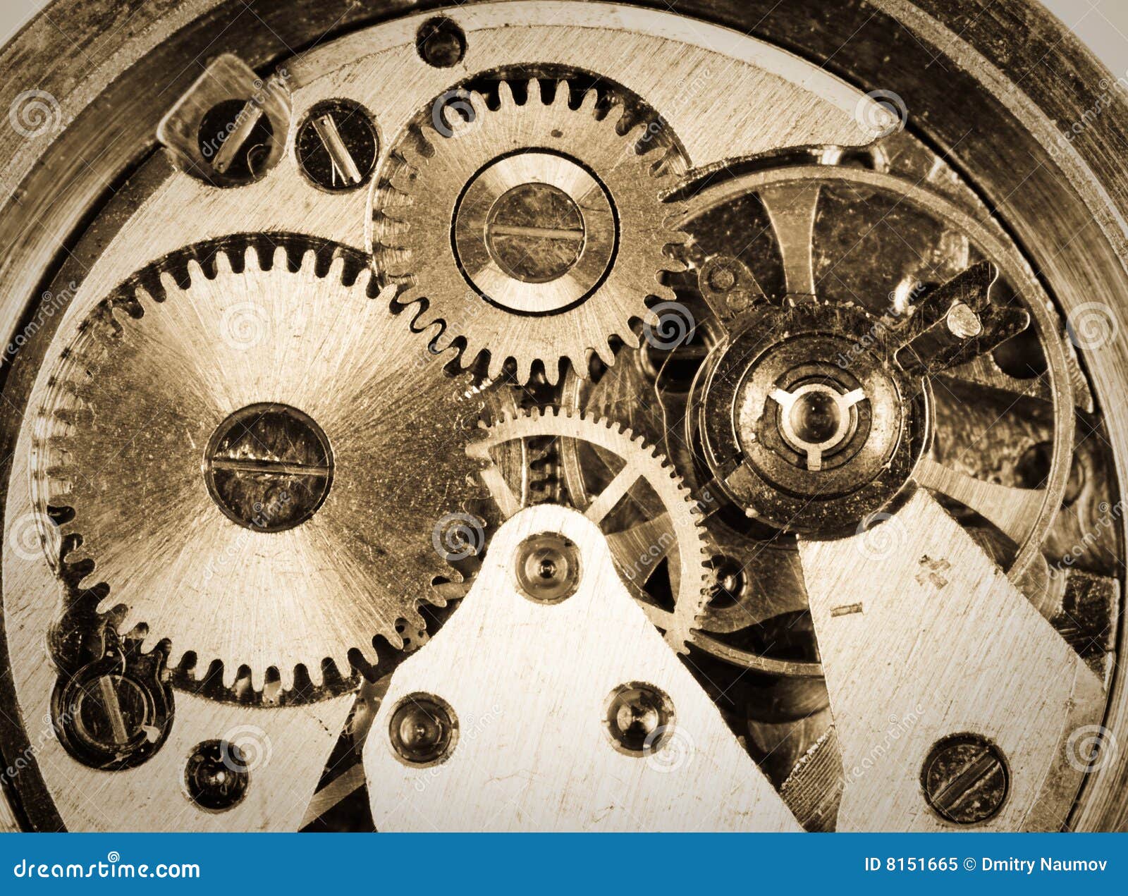 Rouage d'horloge image stock. Image du vieux, horloge - 8151665