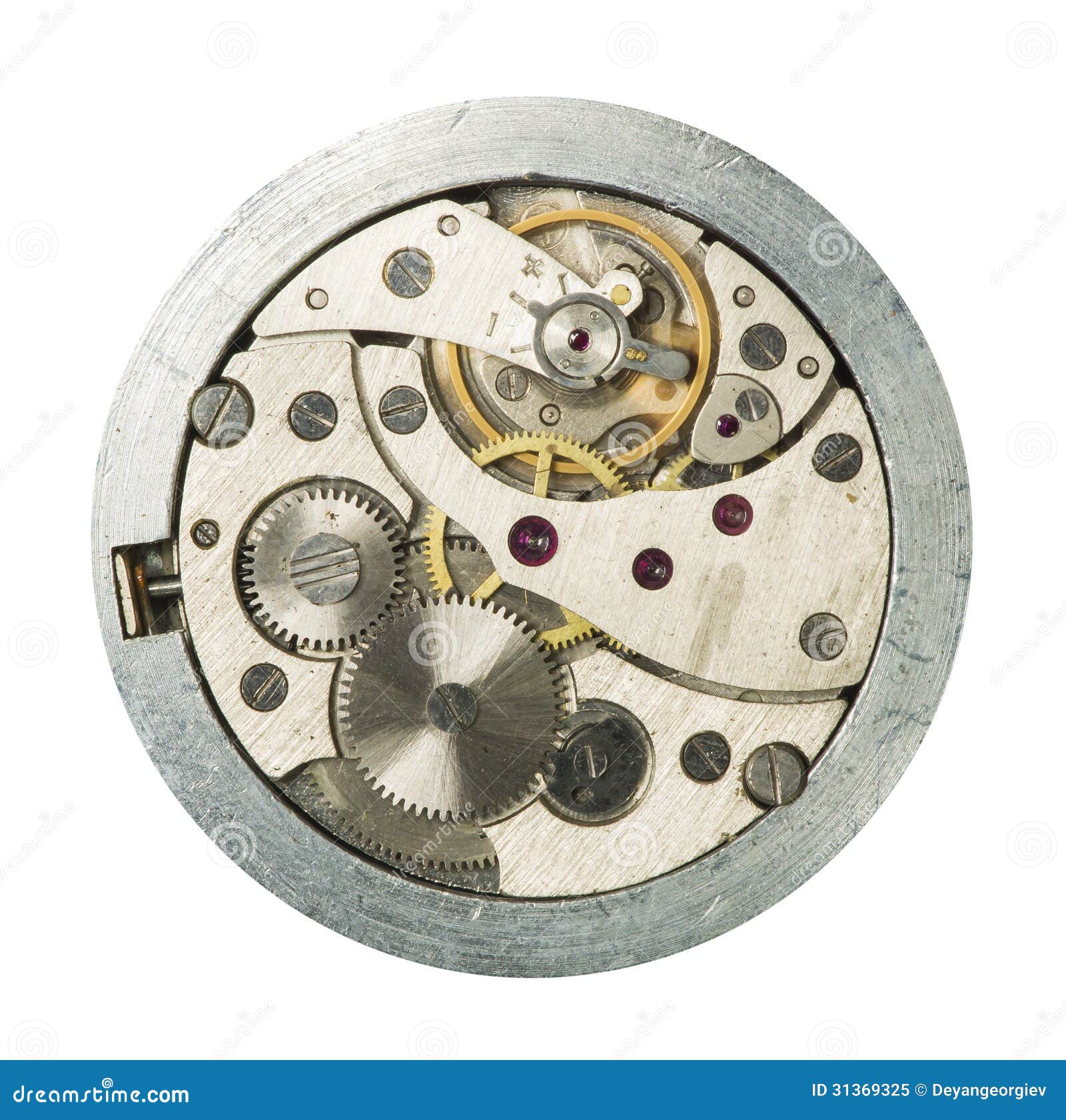 Rouages mécaniques image stock. Image du poche, fermer - 31369325
