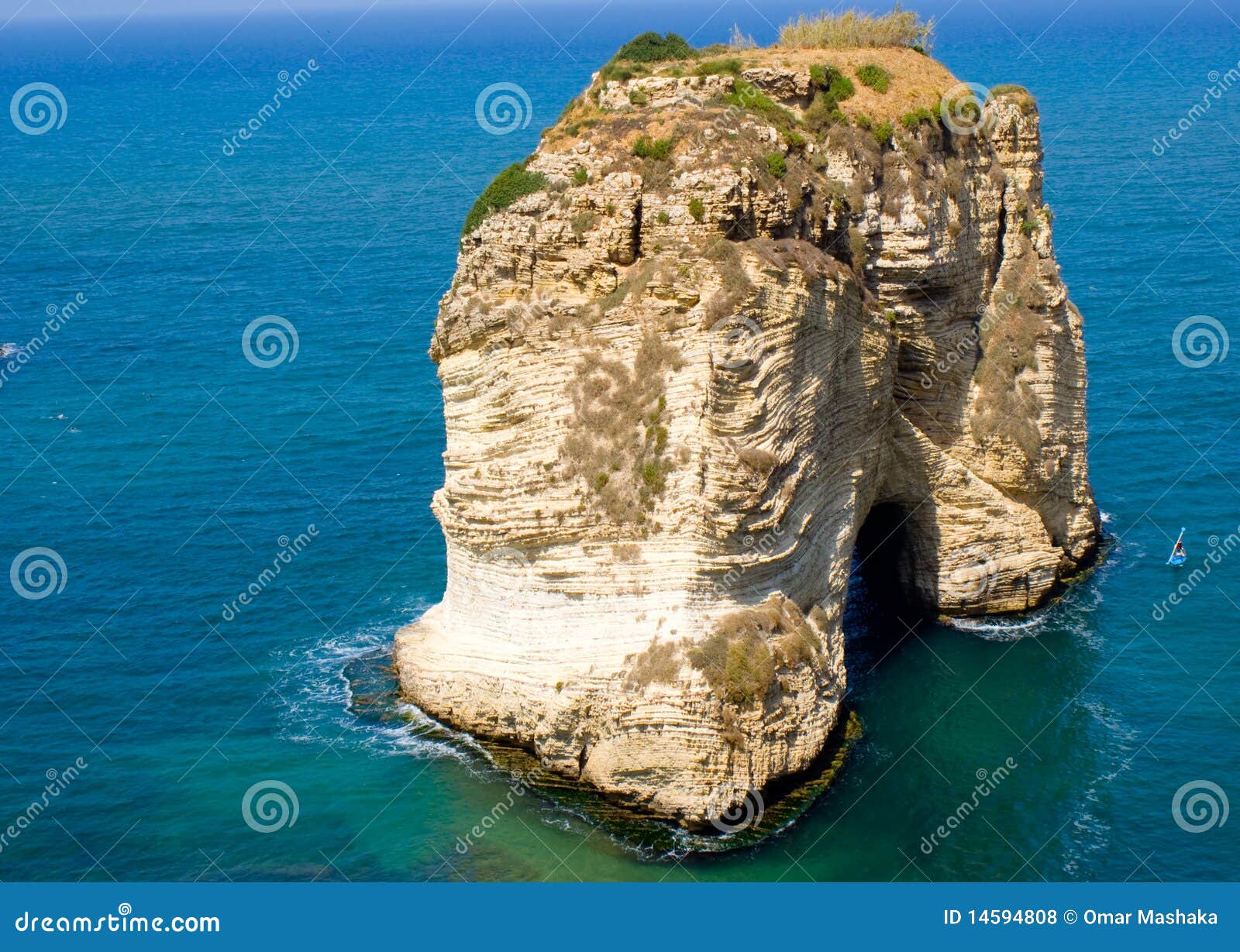 Rouche Lebanon stock photo. Image of horizon, capital - 14594808