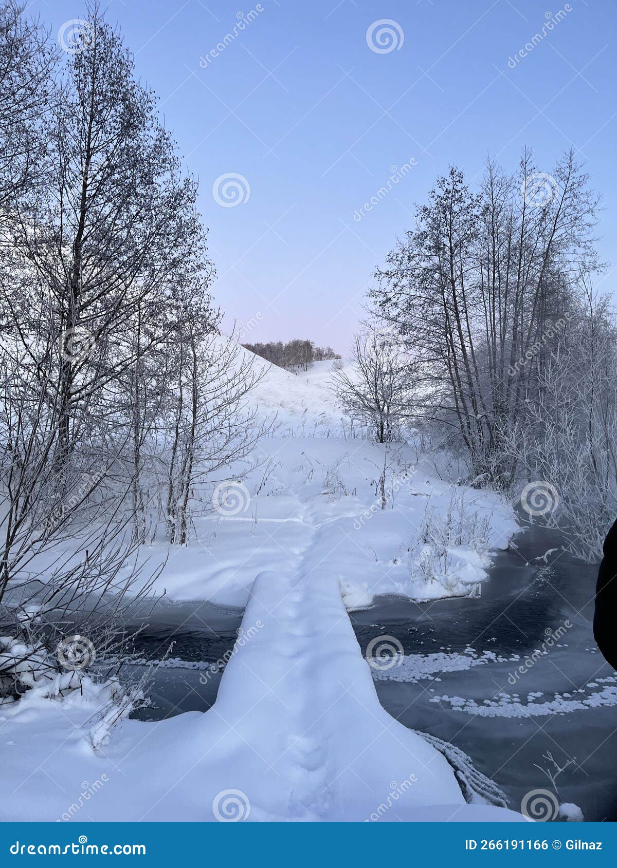 Roud in the mountain stock photo. Image of blizzard - 266191166
