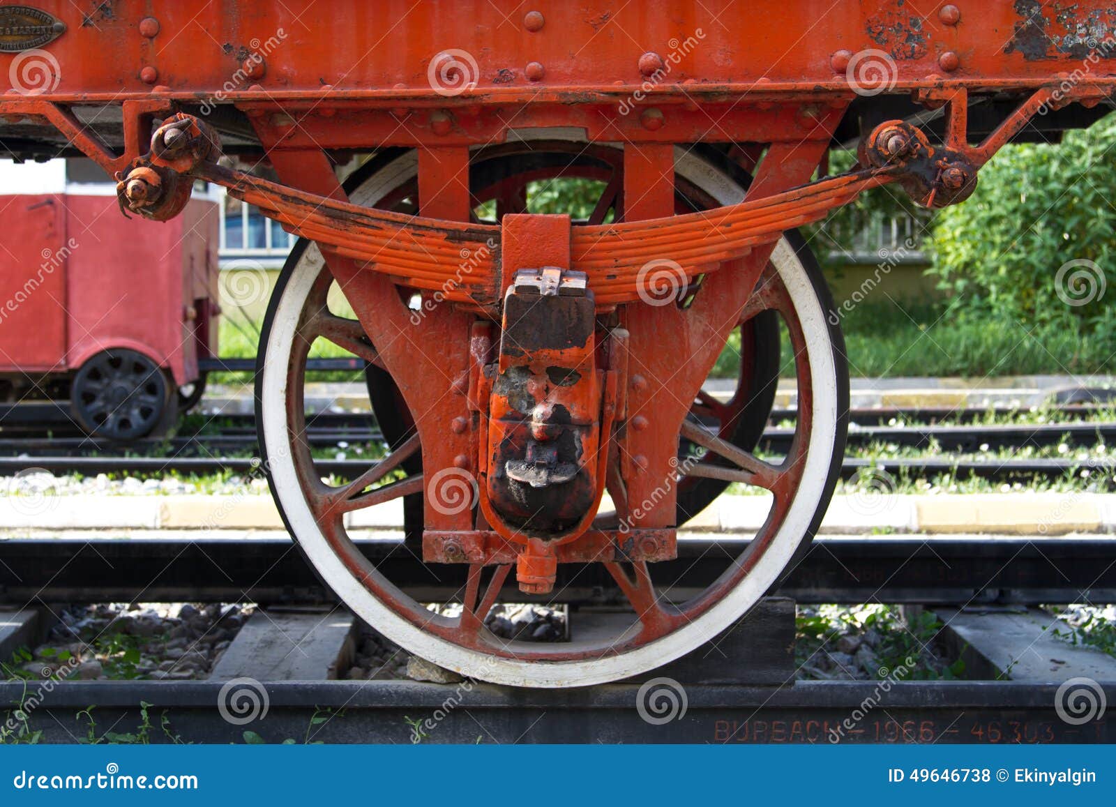 Roue De Train Sur Le Chemin De Fer Photo stock - Image du exposition ...