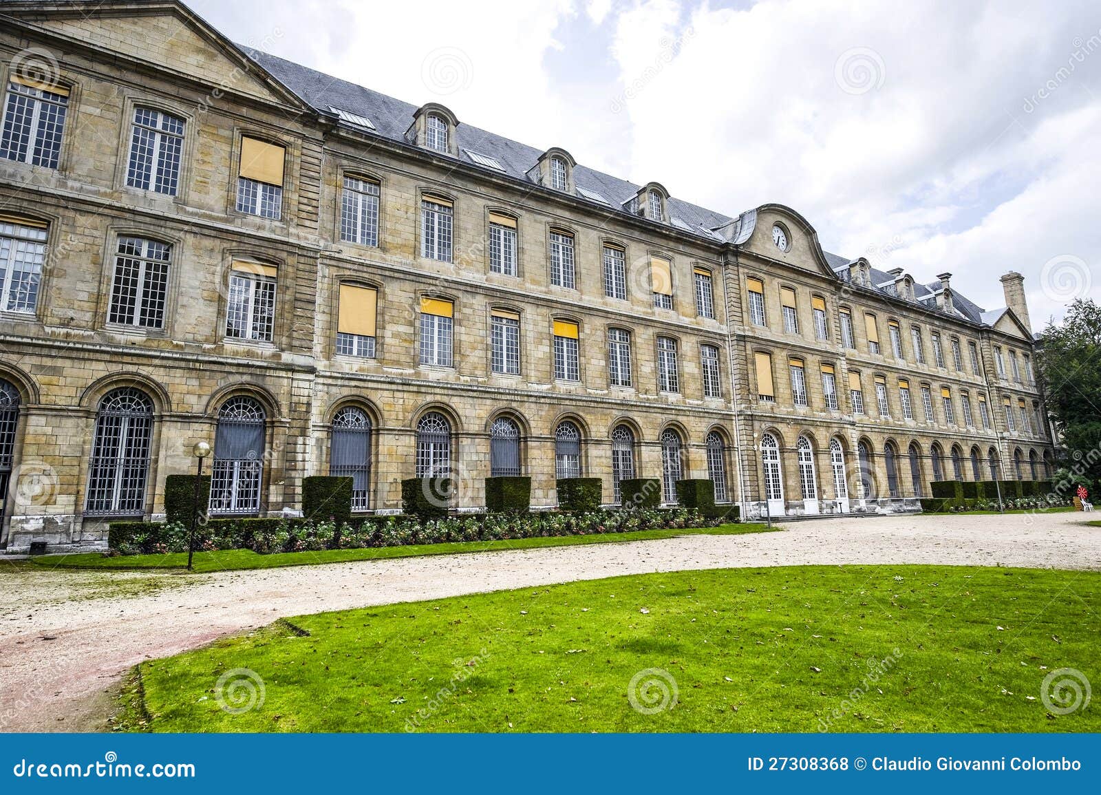 Rouen - Exterior of Ancient Palace Stock Photo - Image of exterior ...