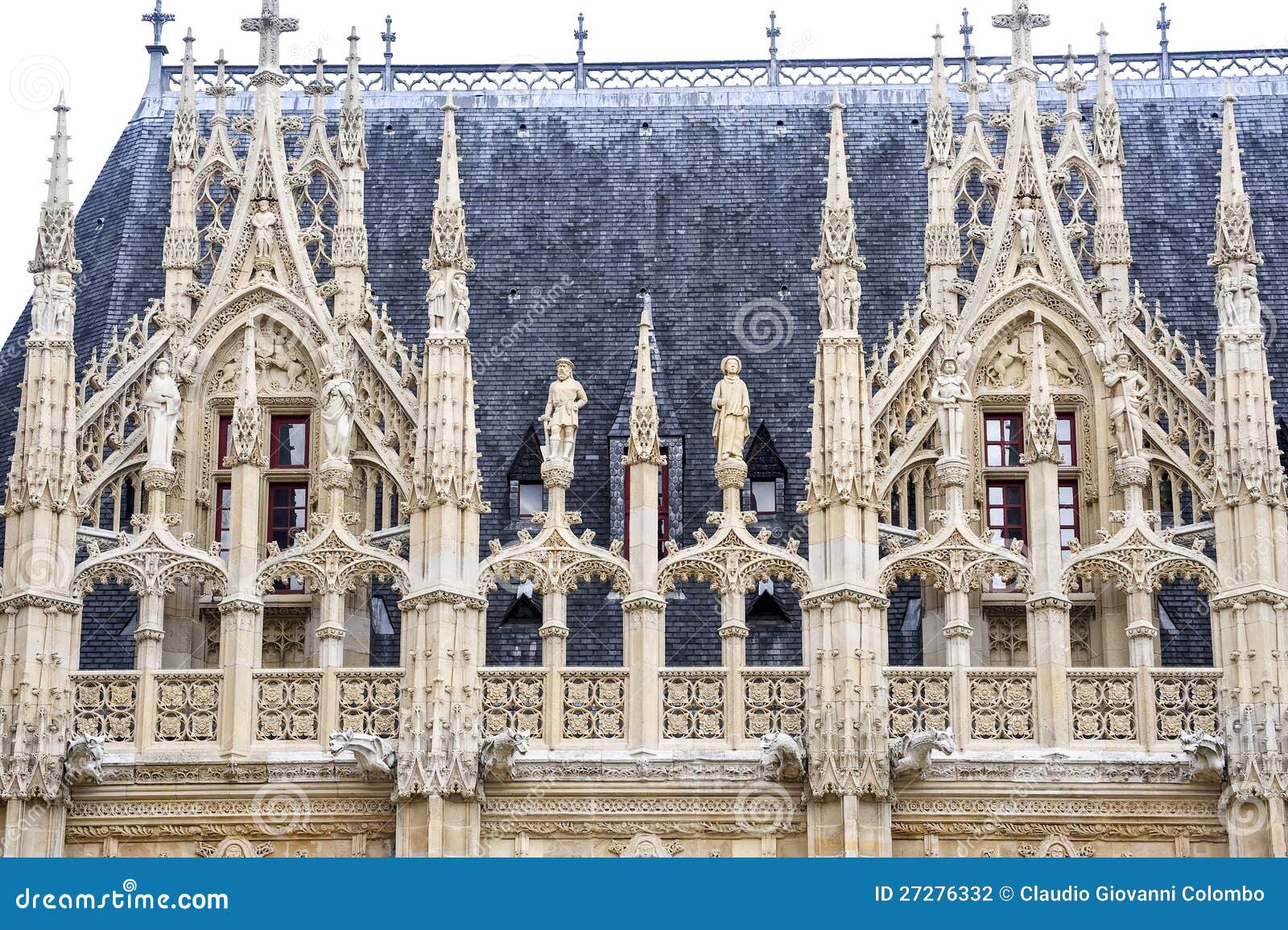 Rouen - Historic Palace stock photo. Image of detail - 27276332