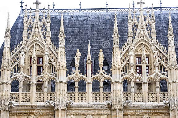 Rouen - Historic Palace stock photo. Image of detail - 27276332