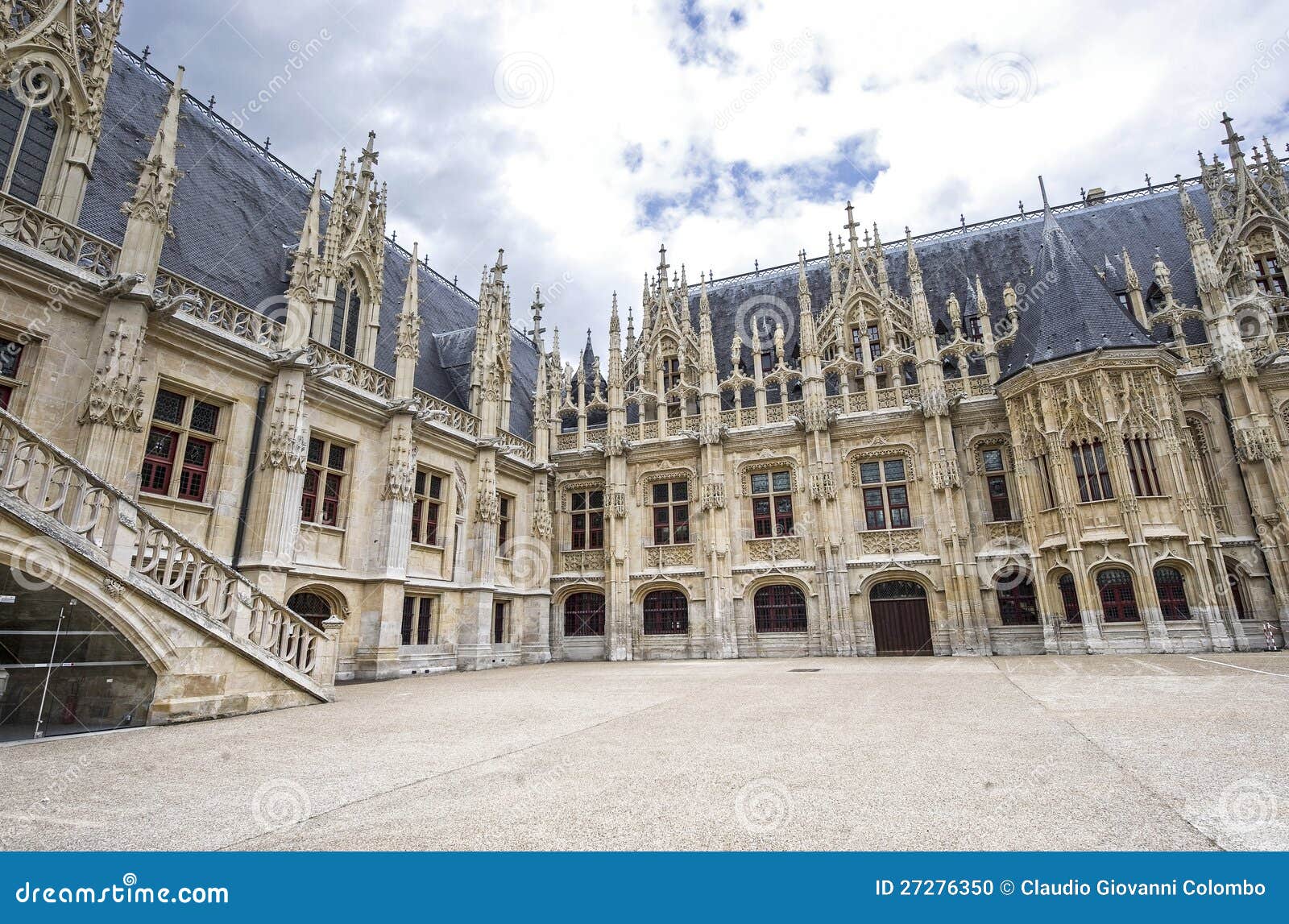 Rouen - Historic Palace stock photo. Image of horizontal - 27276350