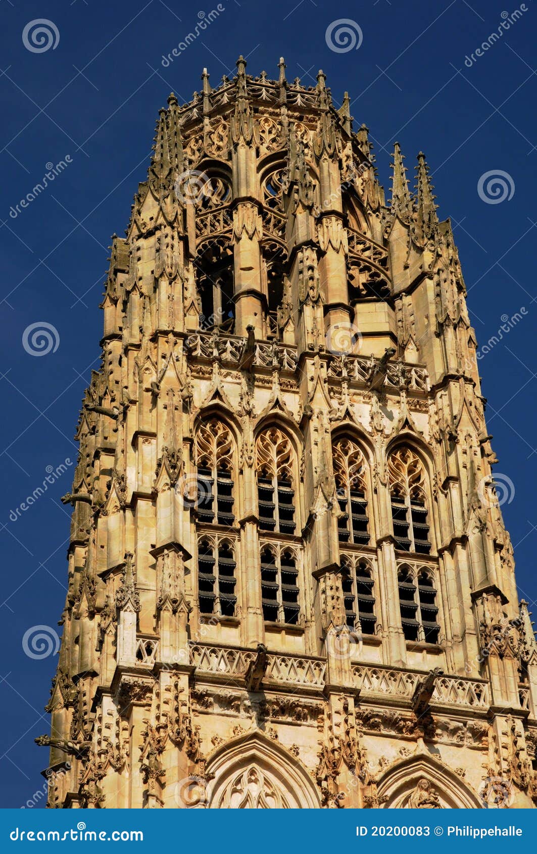Rouen in Normandy stock image. Image of normandy, catholic - 20200083