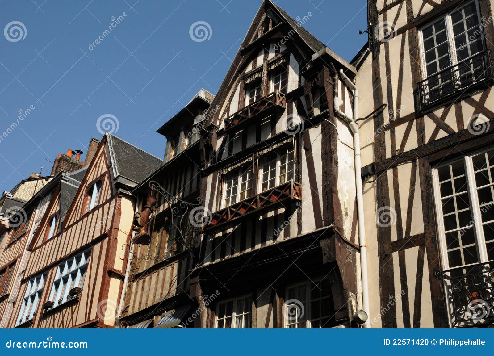 Rouen in Normandy stock photo. Image of france, picturesque - 22571420