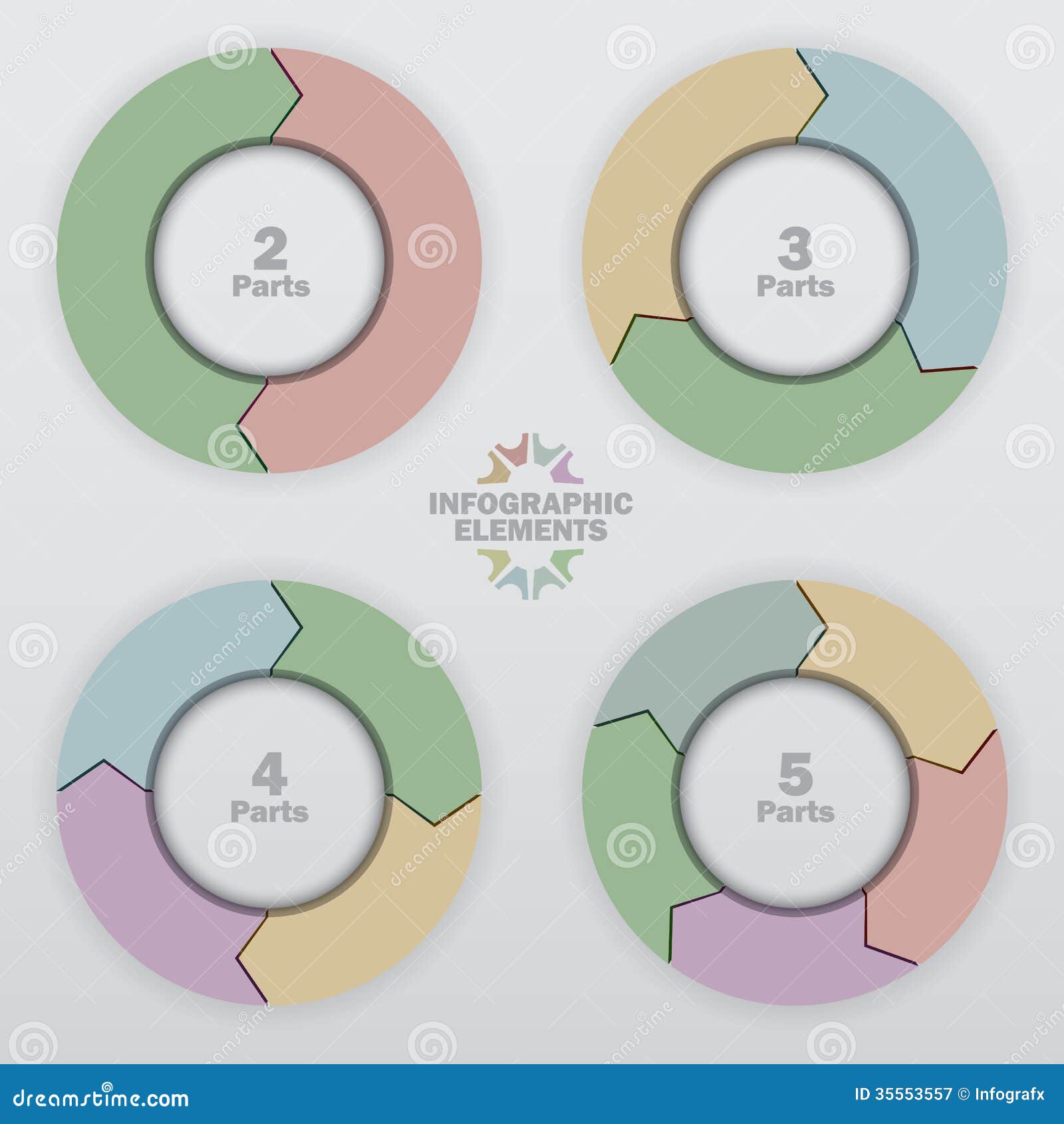 Roues D'Infographic Des Flèches Illustration de Vecteur - Illustration ...