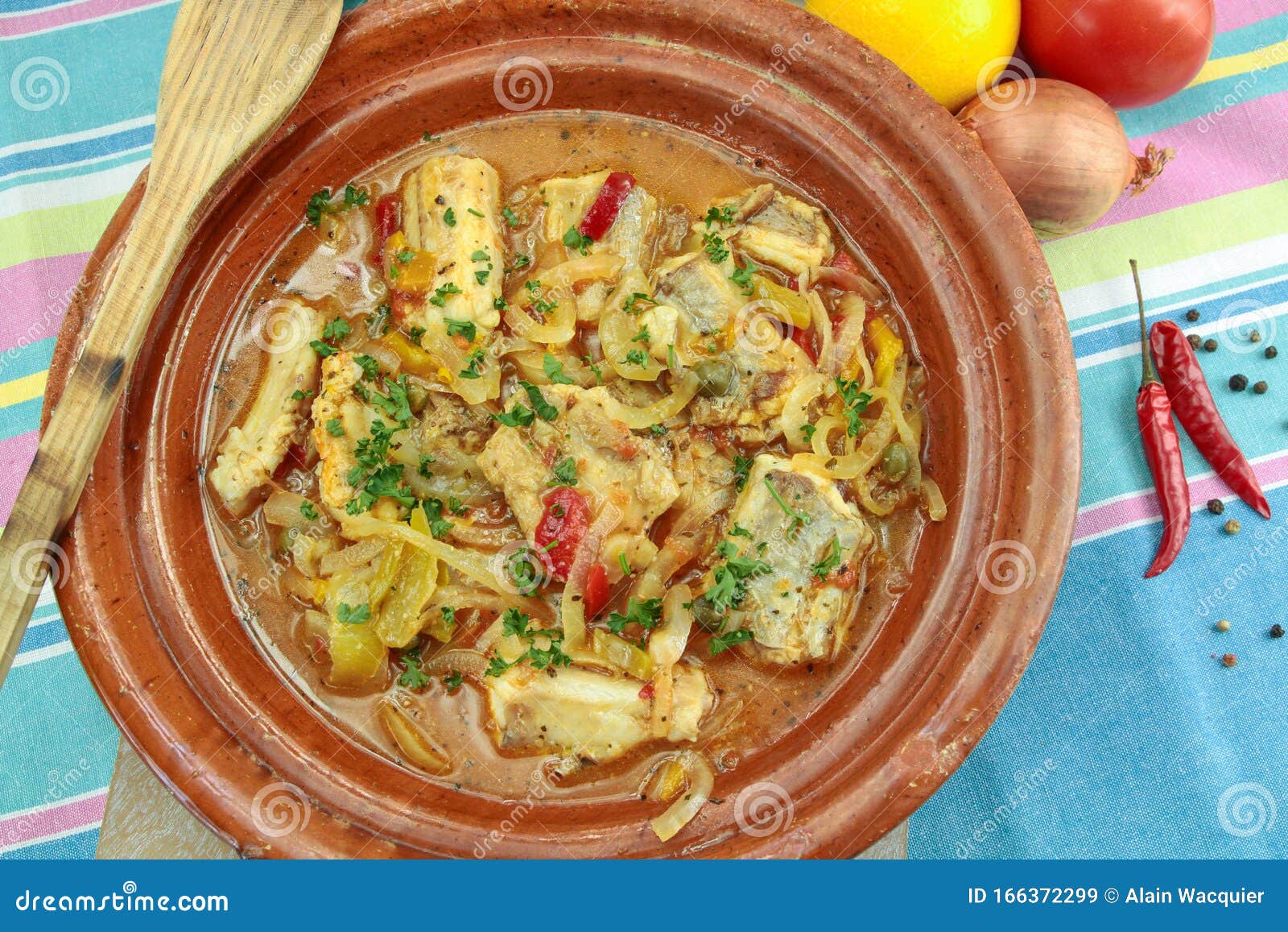 Rougail of fish stock image. Image of meeting, spicy - 166372299