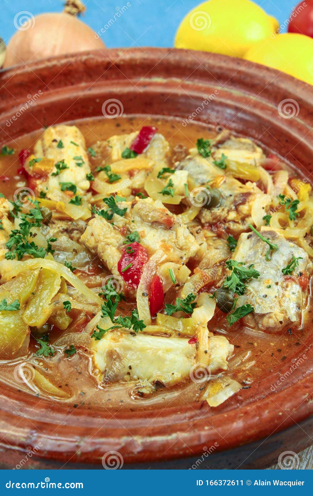 Rougail of fish stock image. Image of martinique, gastronomy - 166372611