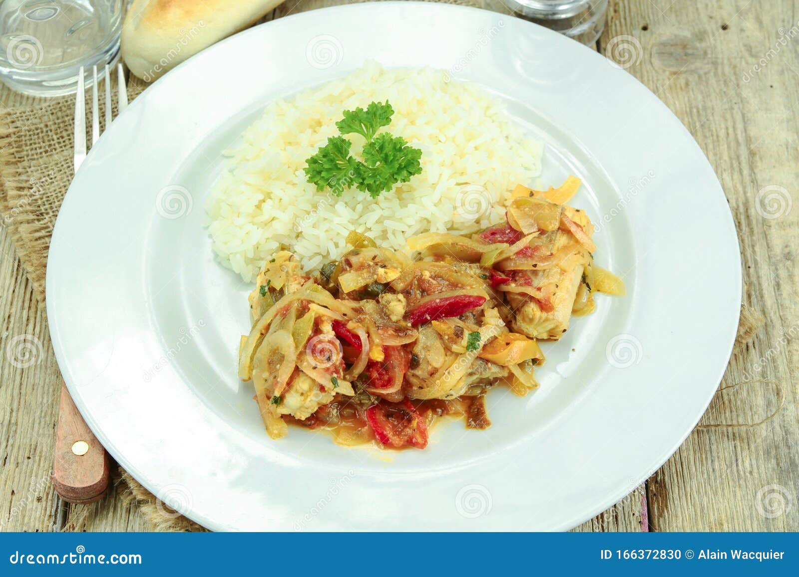 Rougail of fish stock photo. Image of cuisine, rougail - 166372830