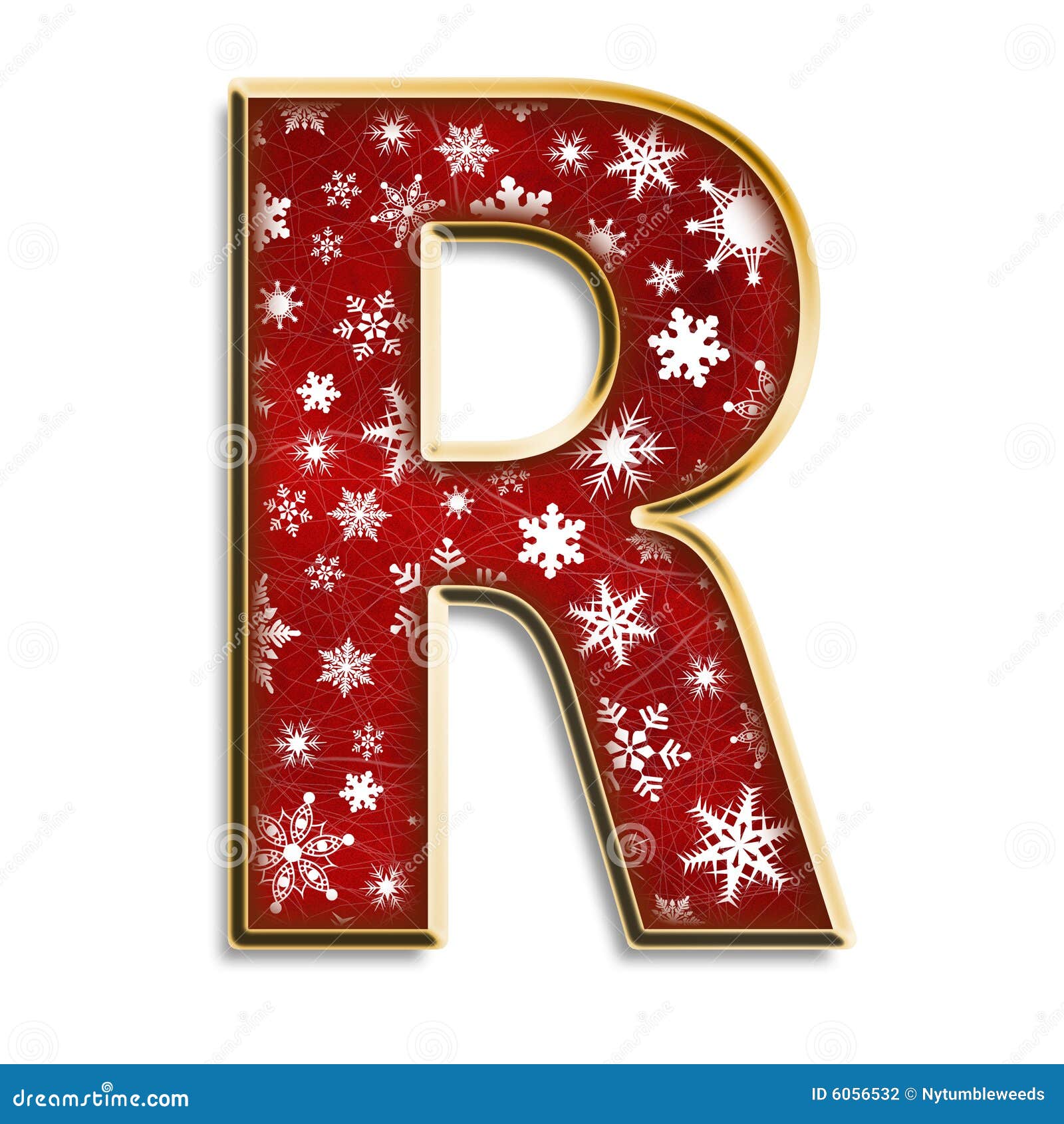 Rouge De La Lettre R De Noël Illustration Stock - Illustration du noël ...