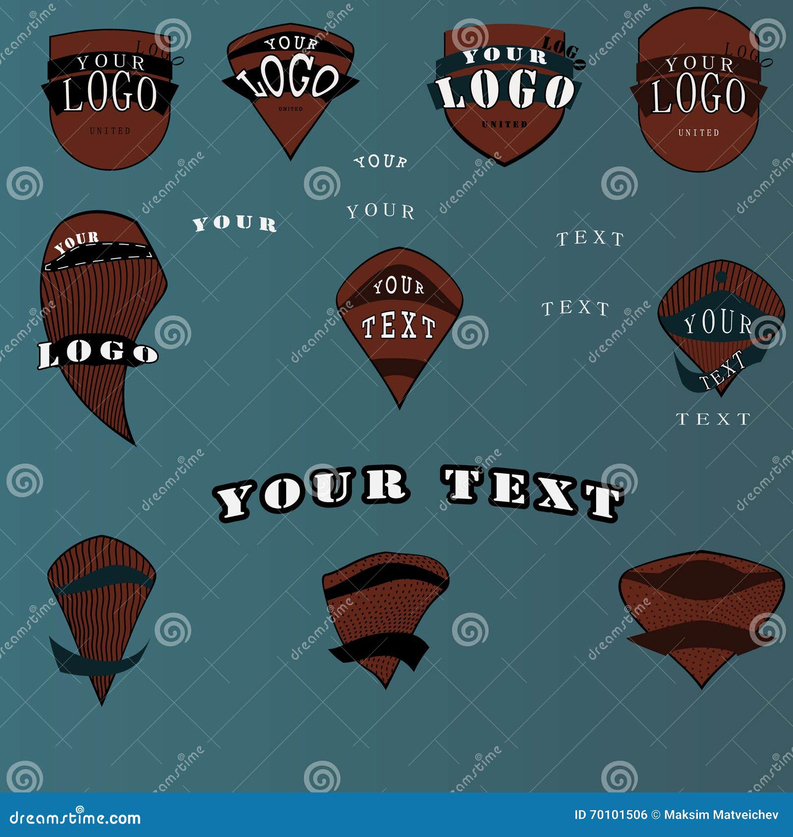 Rouge 1 de logo illustration de vecteur. Illustration du élément - 70101506