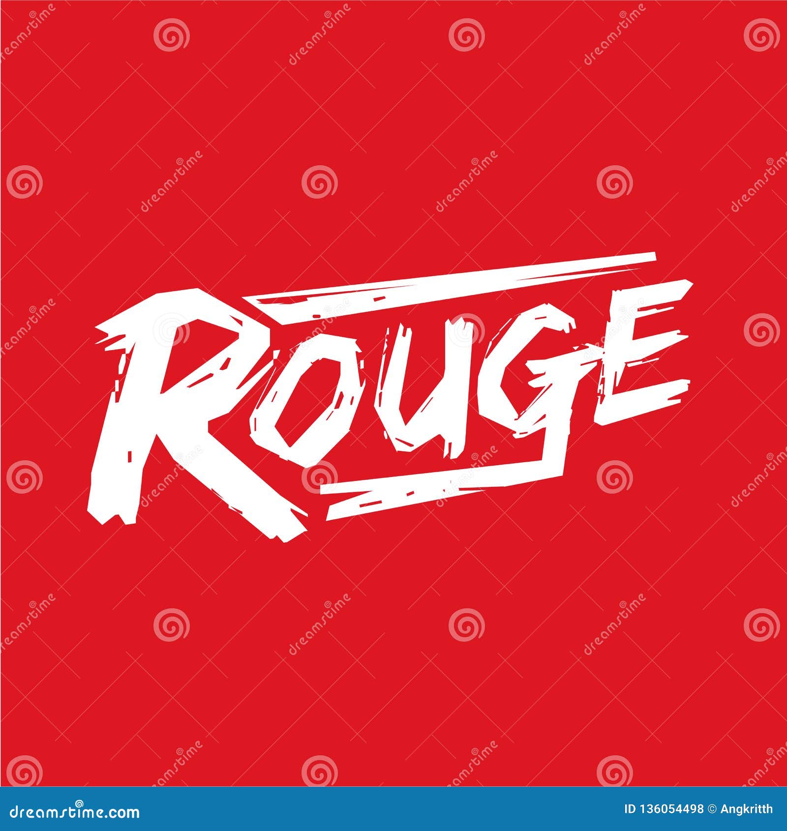 Rouge logo design - vector stock illustration. Illustration of logo ...