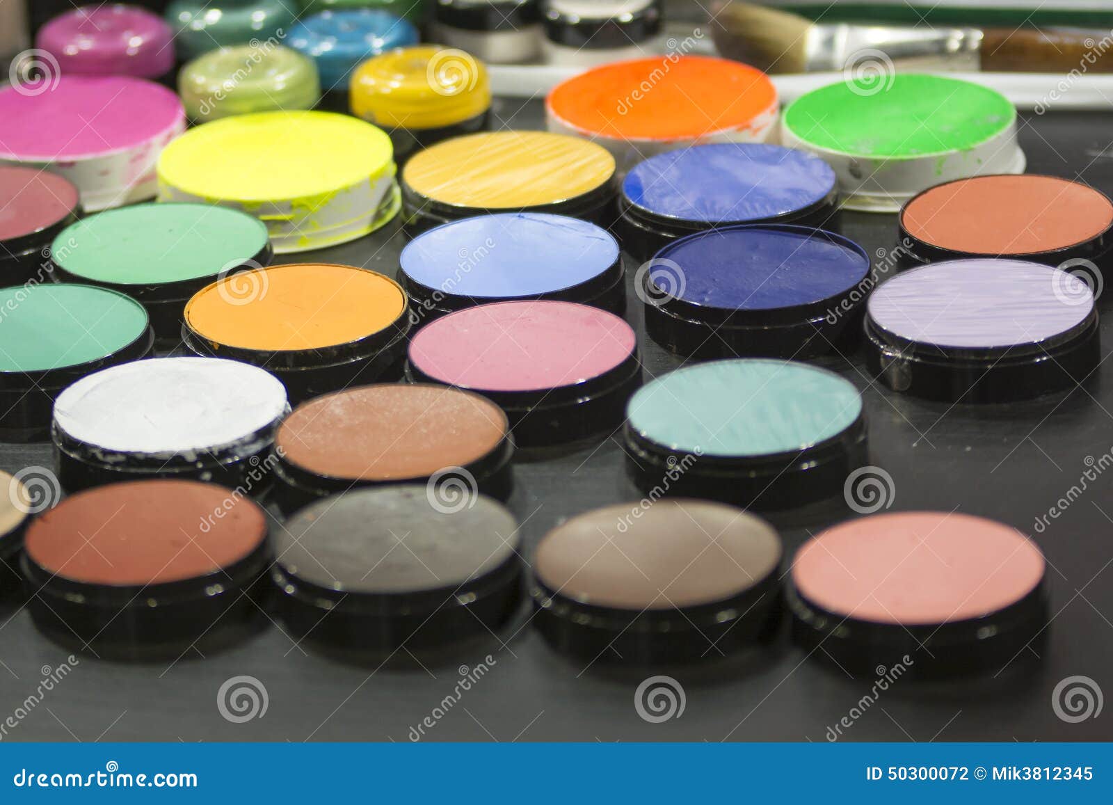 Rouge makeup multicolored stock photo. Image of glamour - 50300072
