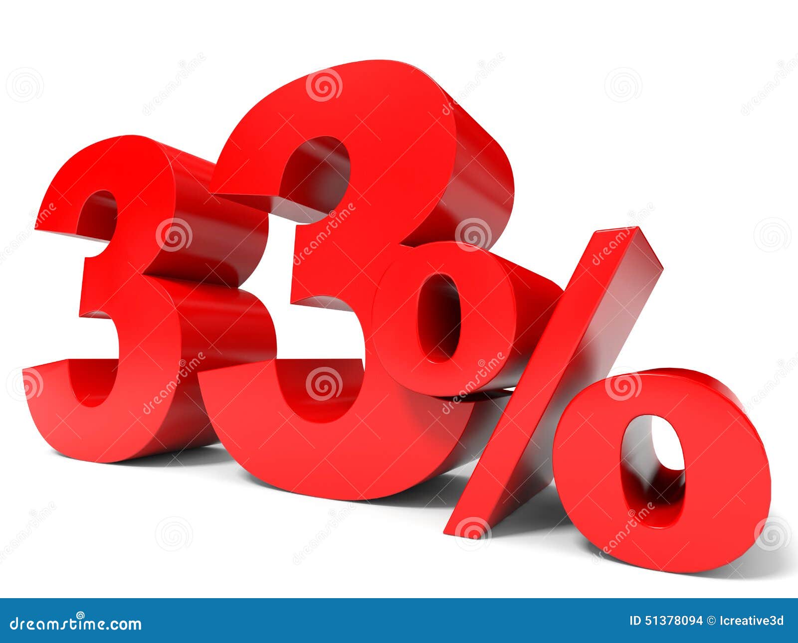 Rouge Trente-trois Pour Cent Remise 33% Illustration Stock ...
