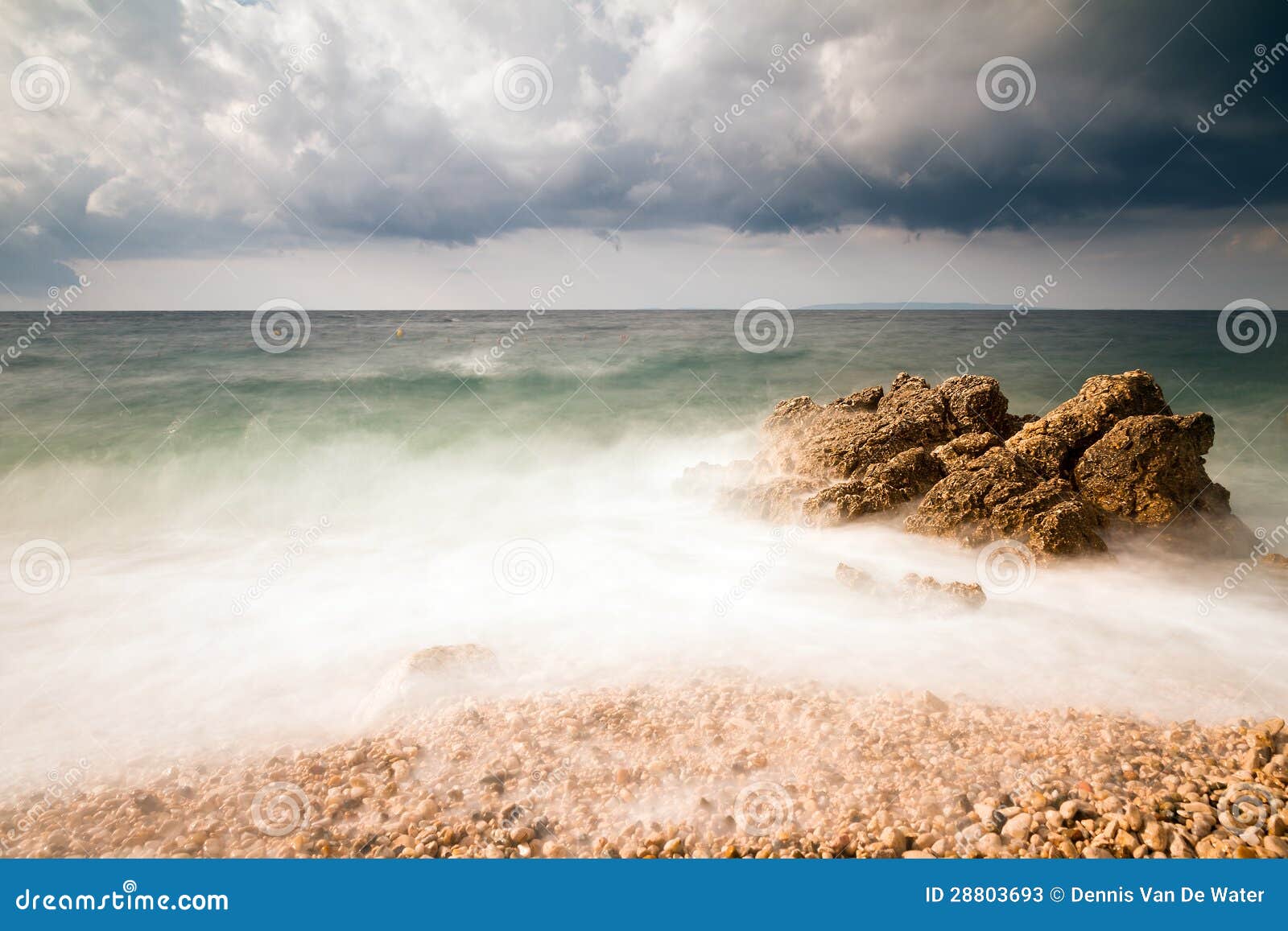 Rough beach storm stock image. Image of coastal, europe - 28803693