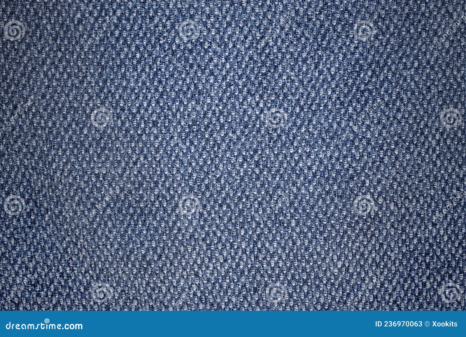 Rough Blue Fabric Texture for Background Stock Image - Image of closeup ...