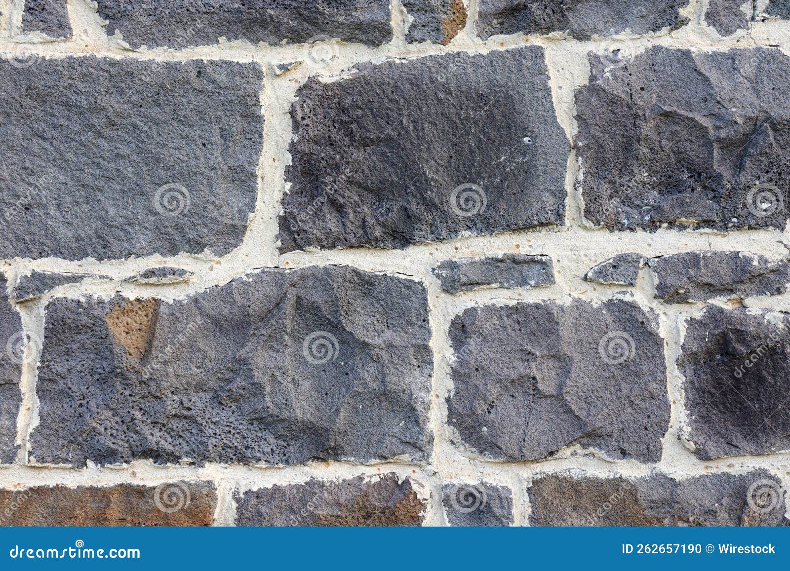 Rough Bluestone Wall Texture with Pattern Stock Photo - Image of ...