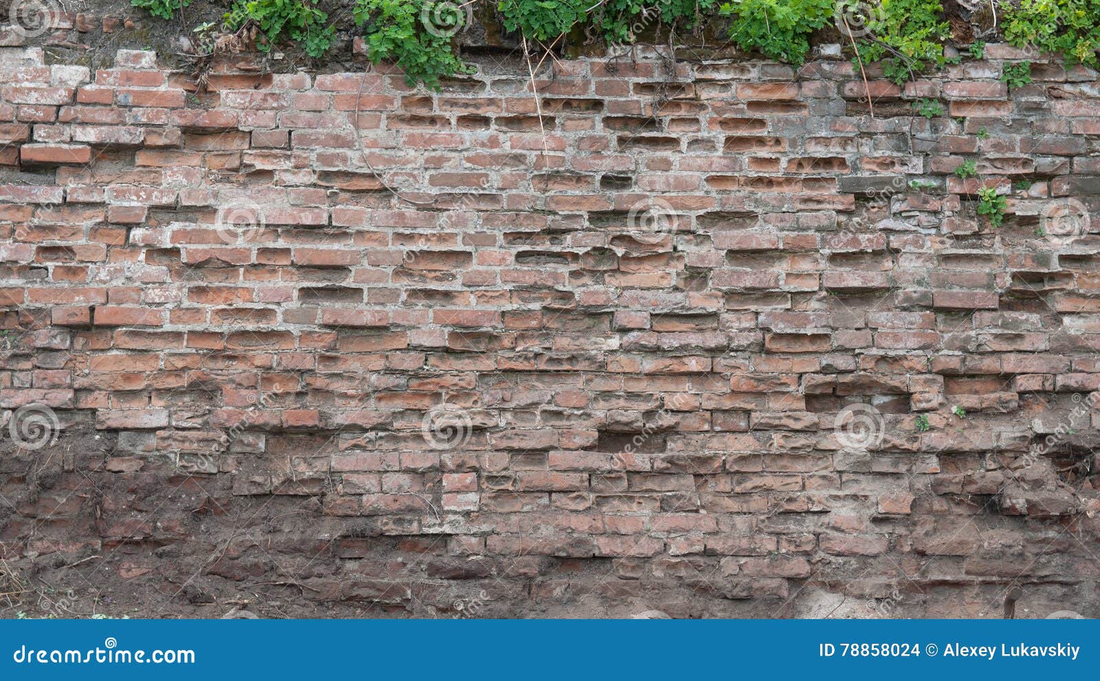 Rough brick wall stock photo. Image of clear, aged, rectangle - 78858024