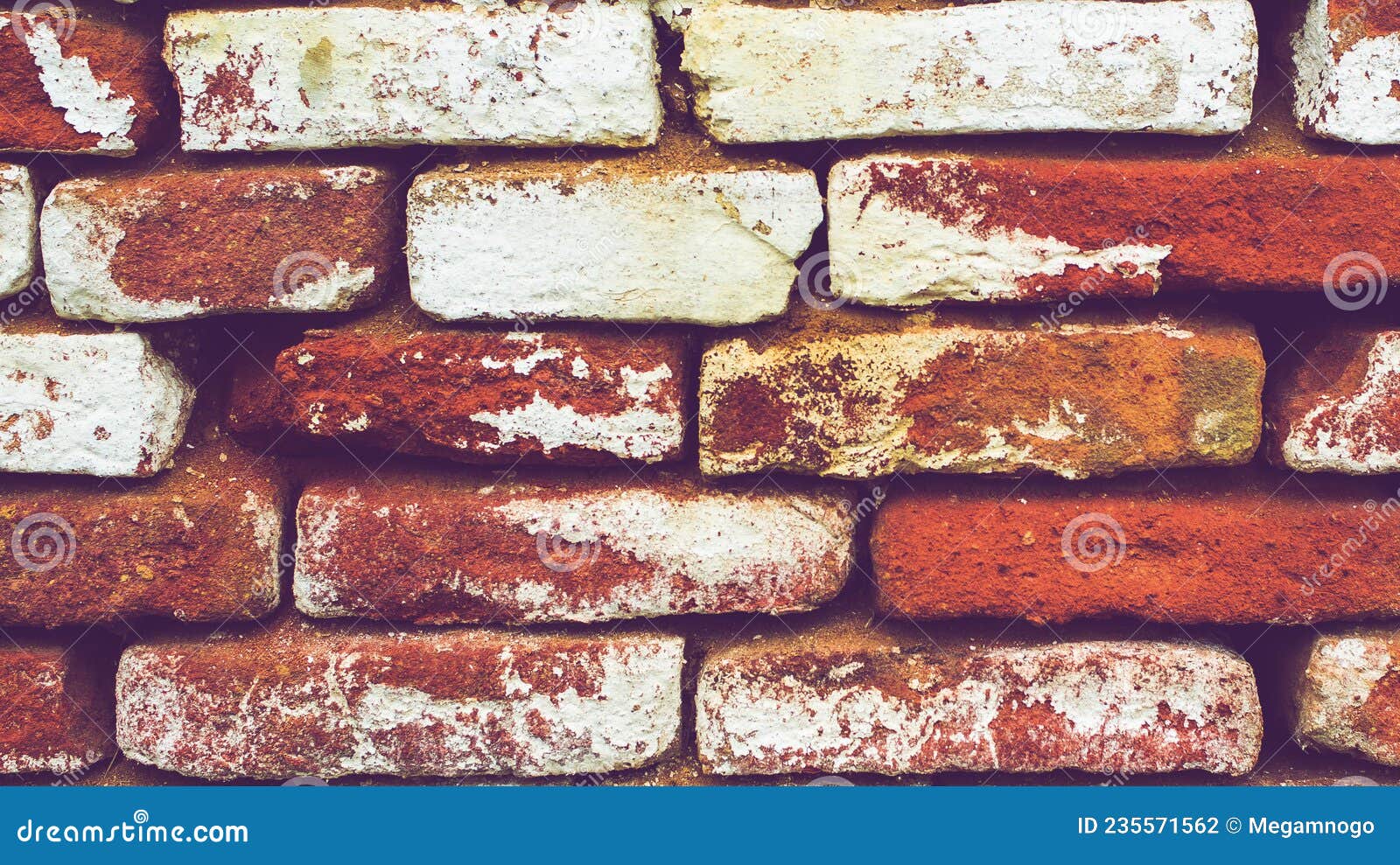 Rough Brickwork with Large Gaps between the Old Red Bricks Stock Photo ...