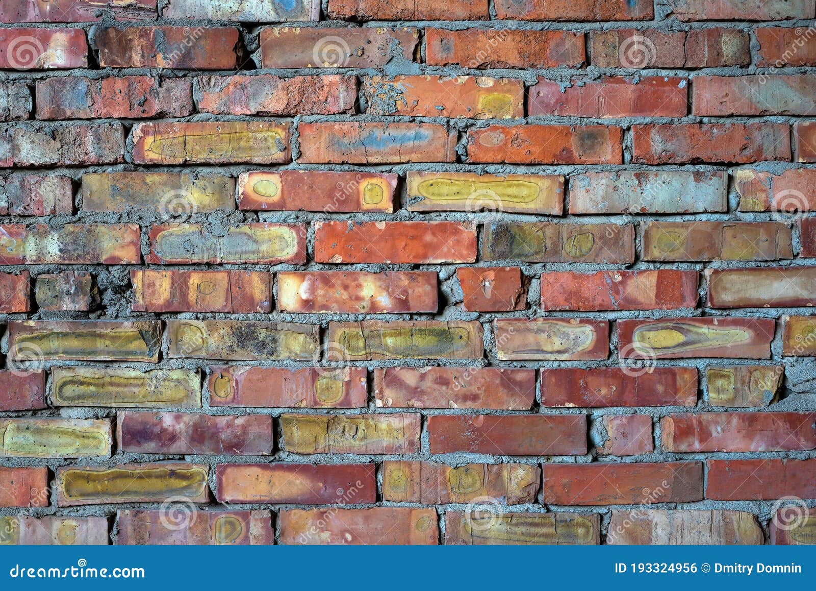 Rough Brickwork of Low Quality Bricks Stock Photo - Image of modern ...