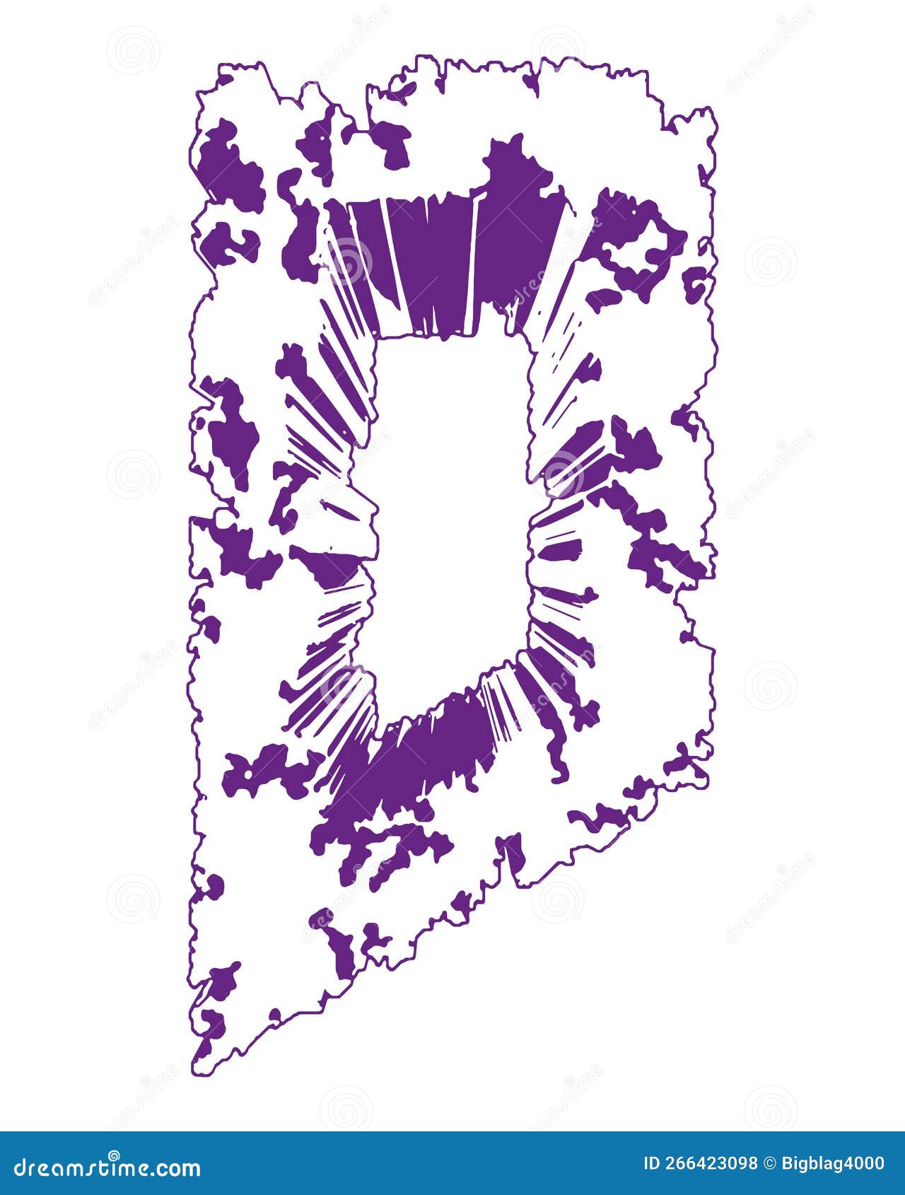 Rough and Broken Gothic Style Letter.Custom Font. Stock Illustration ...