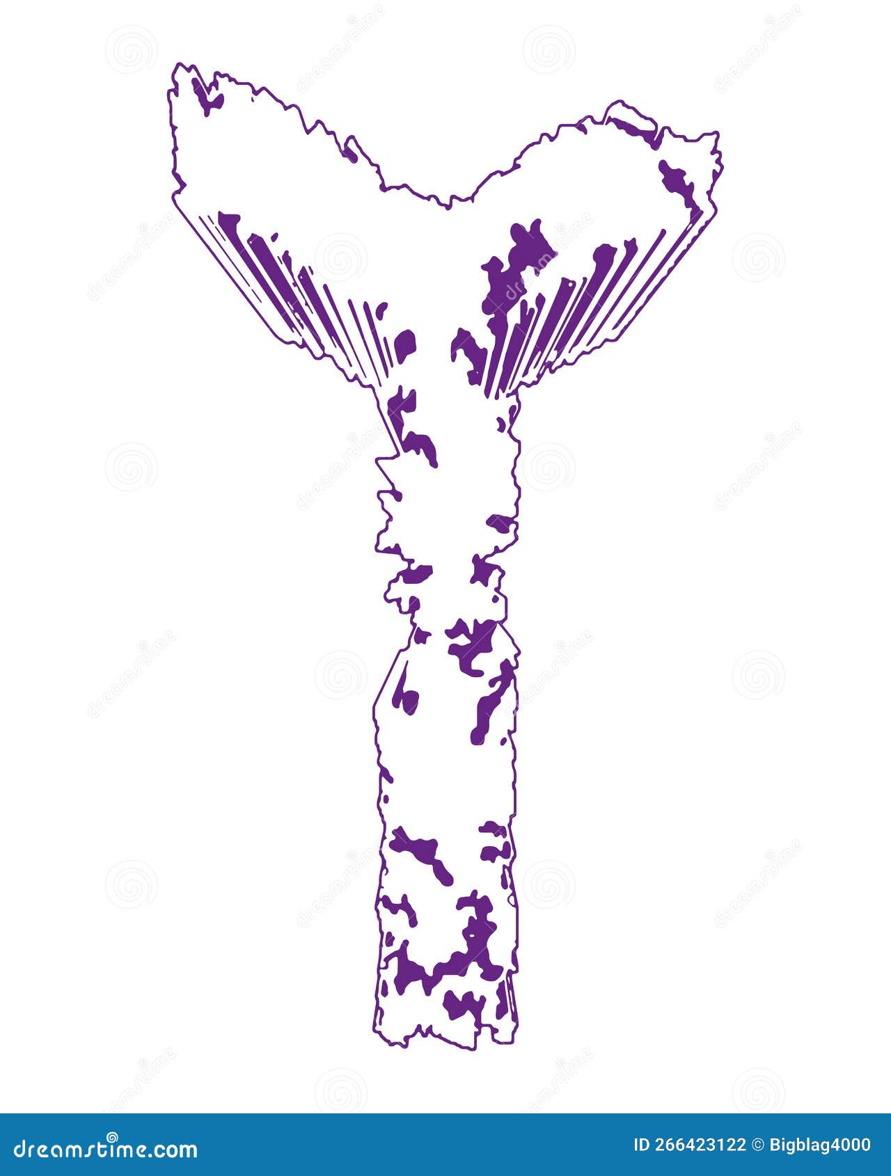 Rough and Broken Gothic Style Letter.Custom Font. Stock Illustration ...