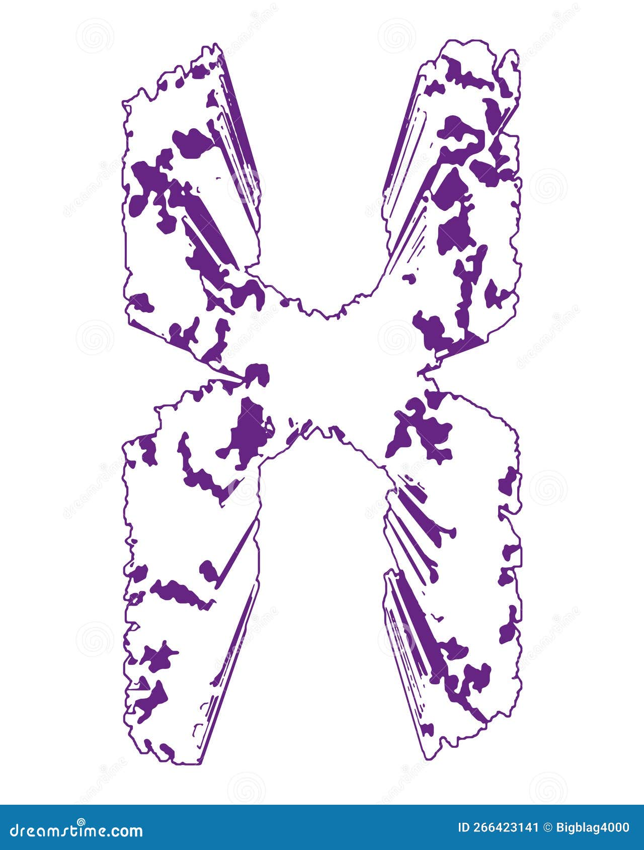 Rough and Broken Gothic Style Letter.Custom Font. Stock Illustration ...