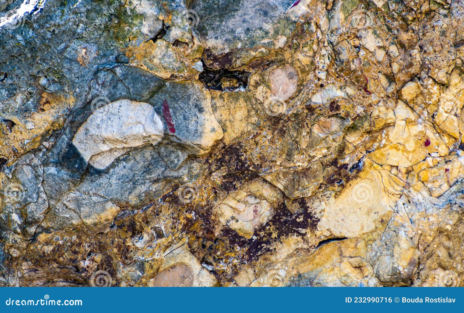 Rough Broken Stone Rock Background Texture Sharp Edges Stock Photo ...