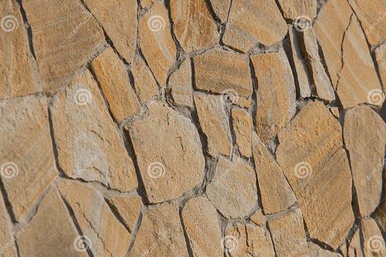 Rough Brown Stone Texture Abstract Mosaic Pattern Floor Wall Rock Background Solid Seamless ...