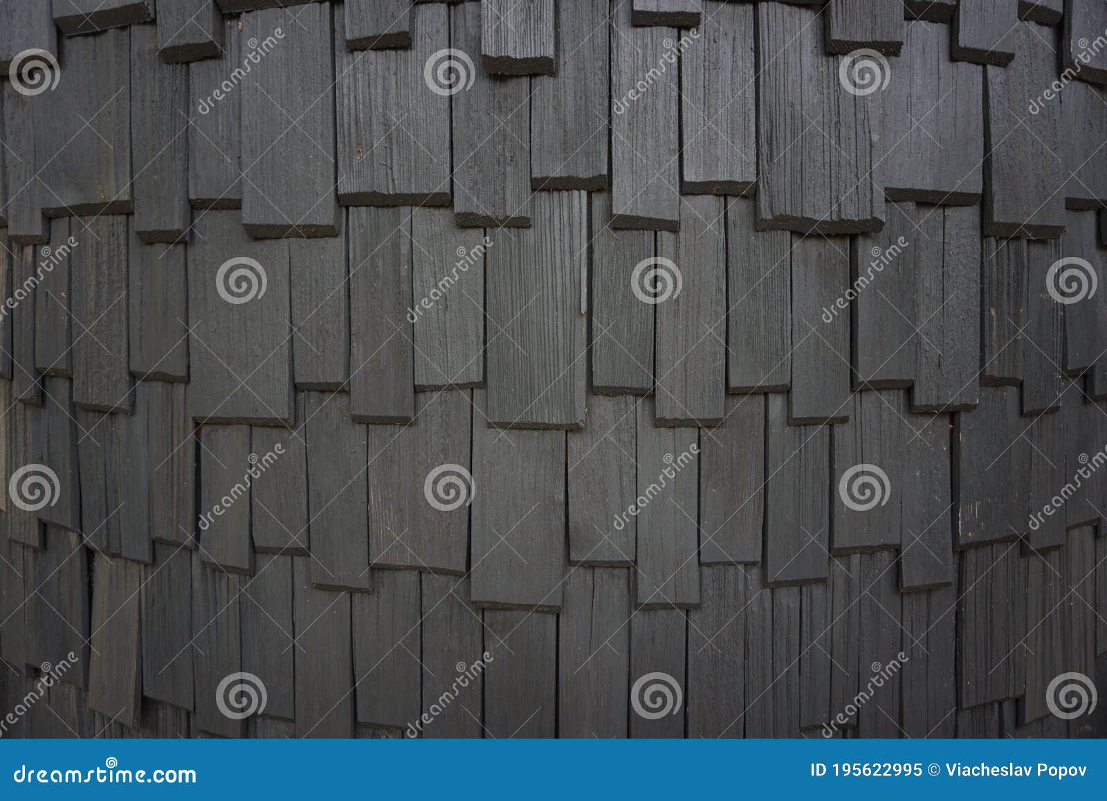 Rough Bumpy Wood Shingle Cladding Stock Image - Image of decoration ...
