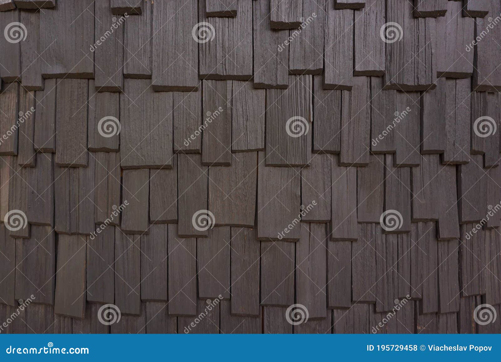 Rough Bumpy Wood Shingle Cladding Stock Photo - Image of decoration ...