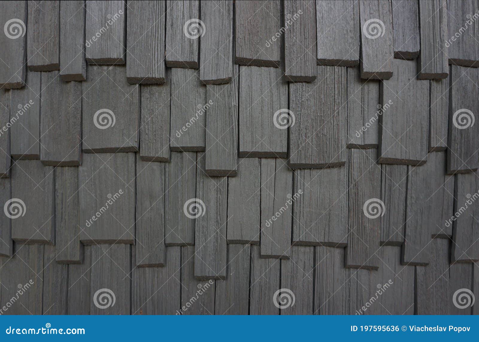 Rough Bumpy Wood Shingle Cladding Stock Photo - Image of material ...