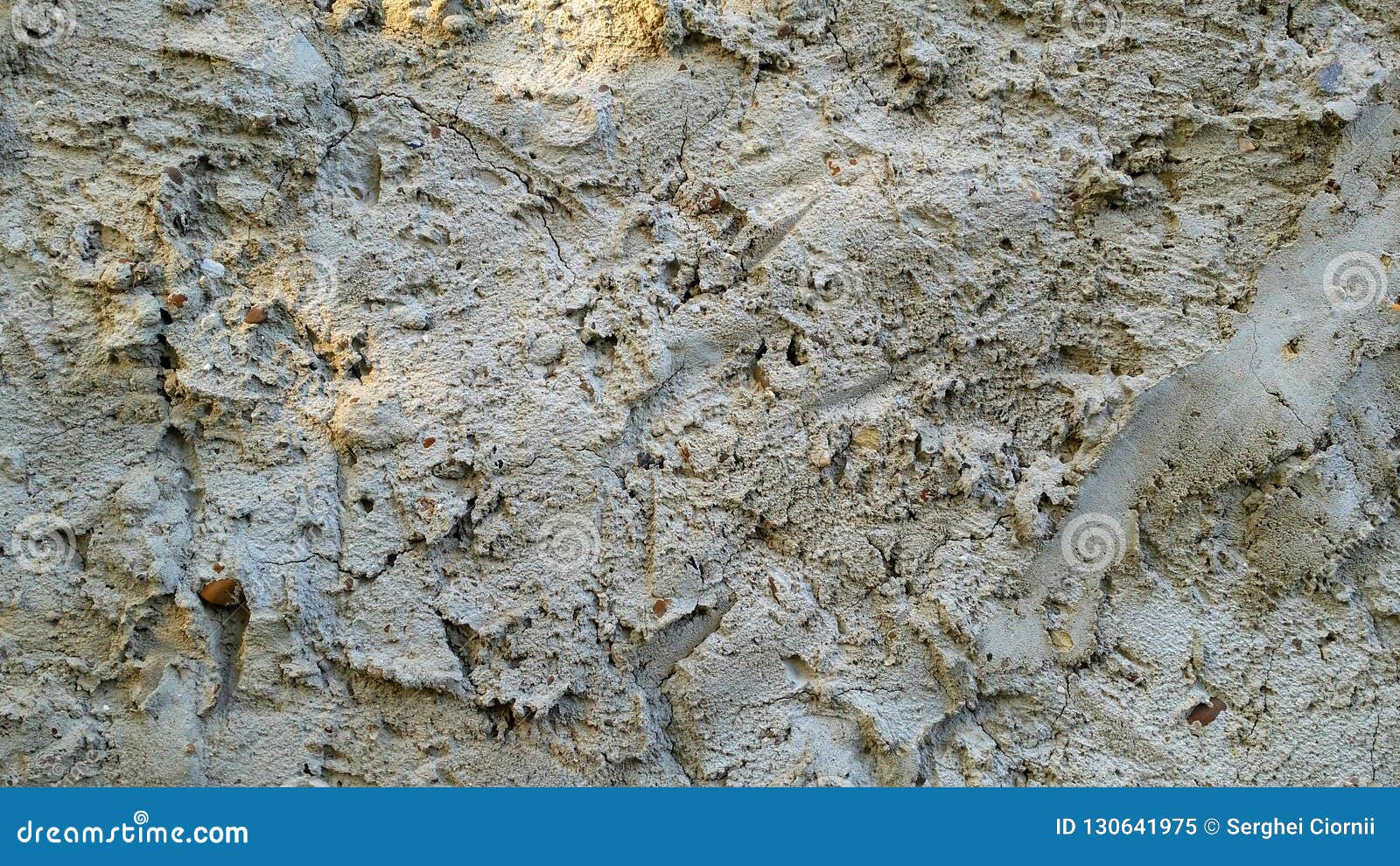 Rough Cement Plaster. Hardened Concrete Mass Stock Image - Image of ...