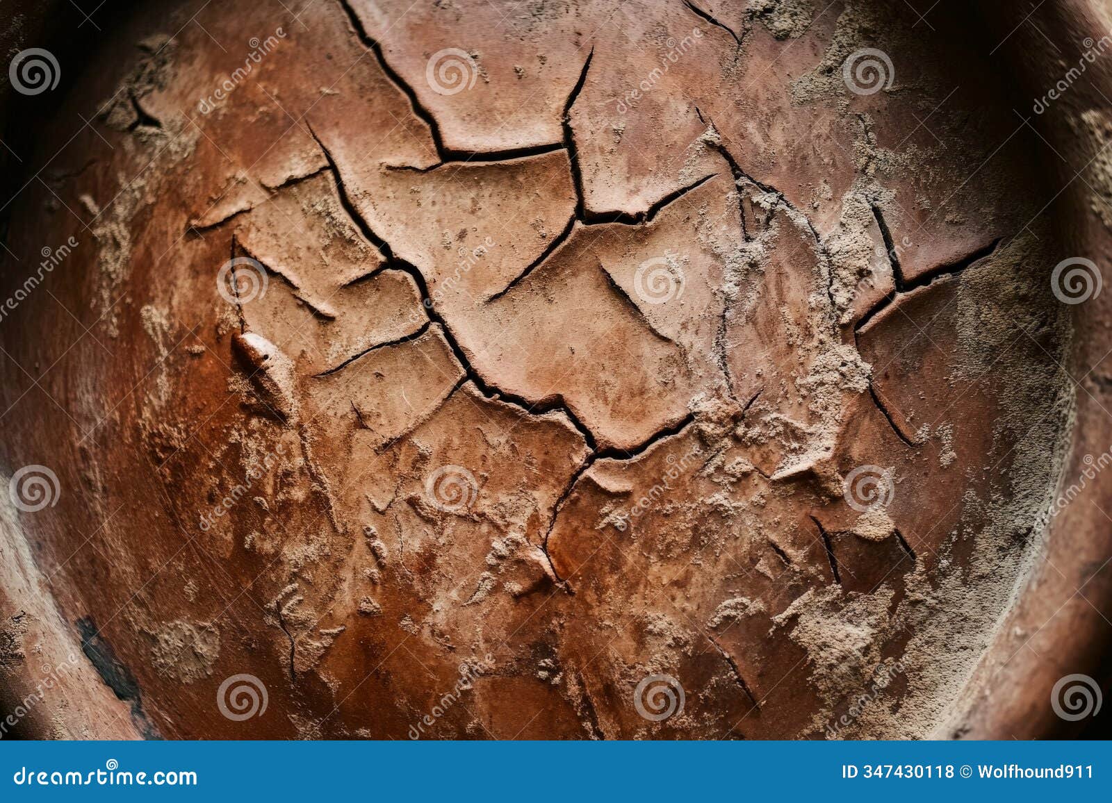 Rough Clay Pottery Texture, Earthy Brown Surface with Visible Hand ...