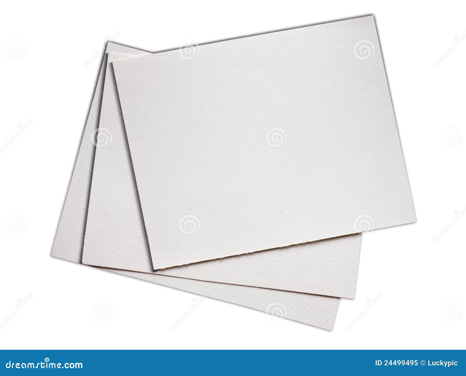 Rough Clean Watercolor Paper on White Stock Image - Image of natural ...