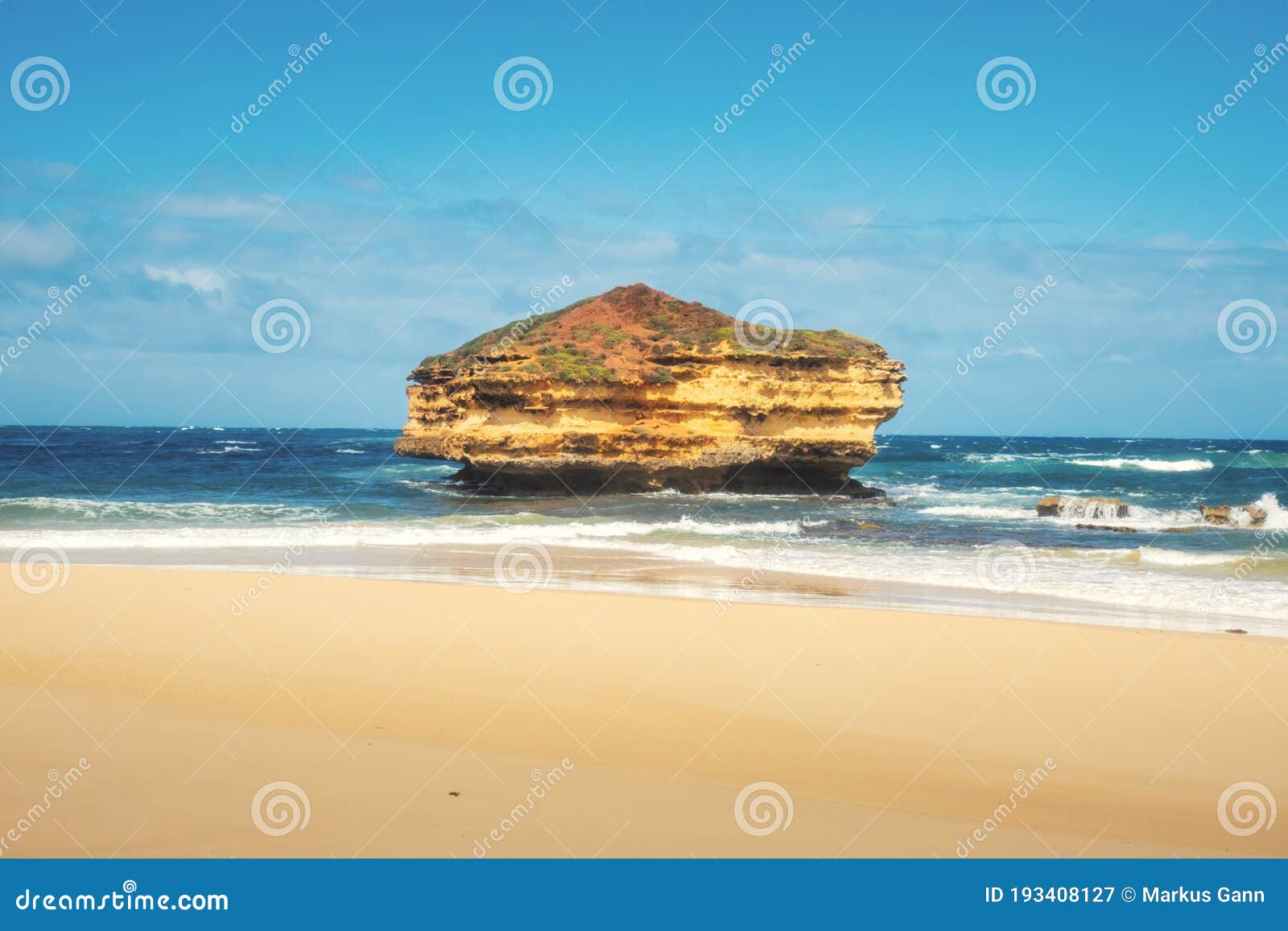 Rough Coast at the Great Ocean Road Australia Stock Image - Image of ...