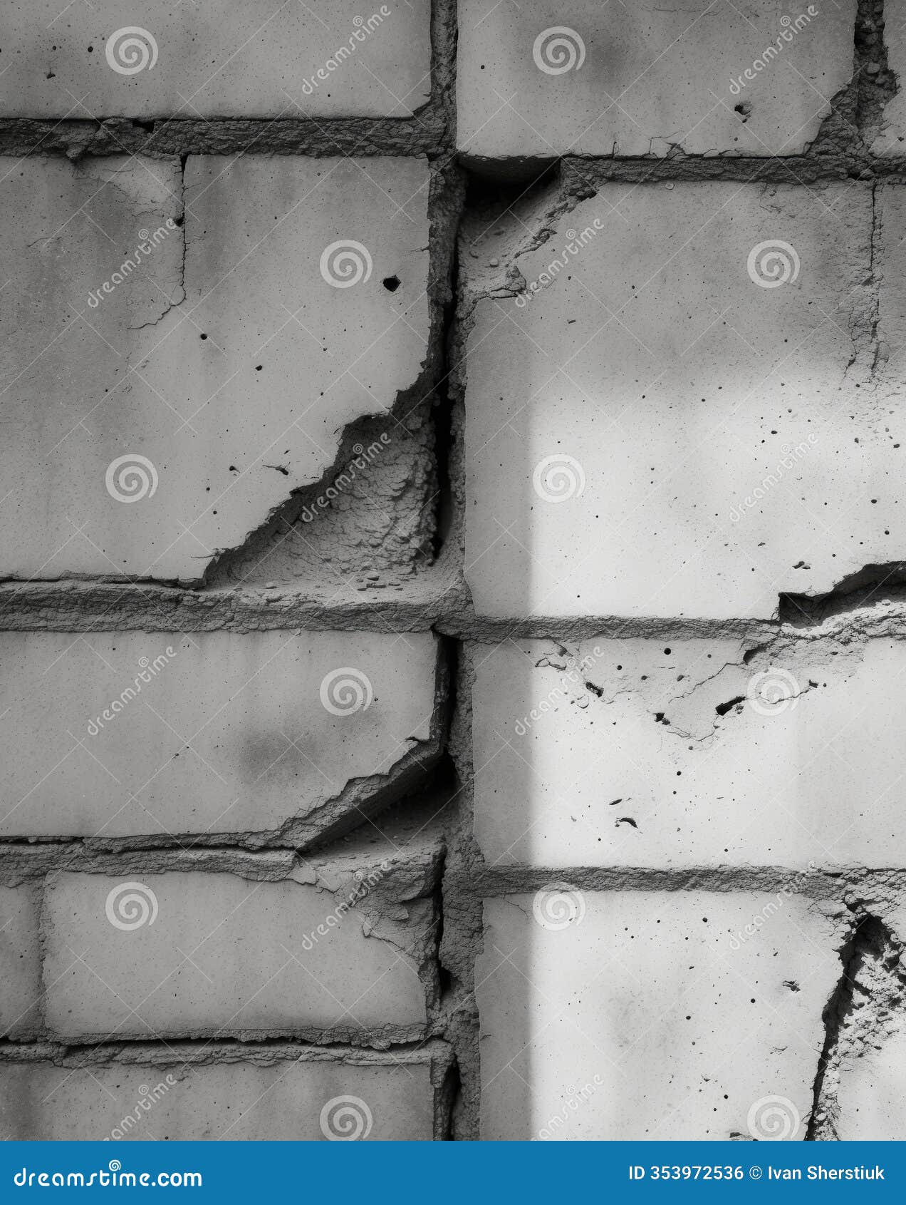 Rough Concrete Block Texture with Visible Seams and Imperfections ...