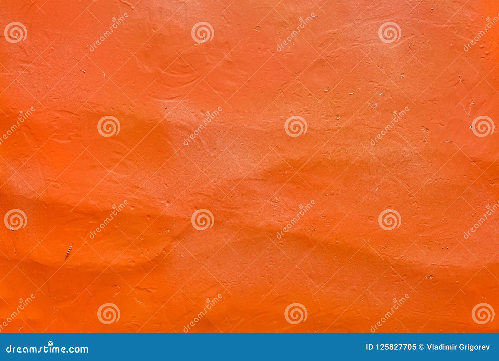 Rough Concrete Plaster is Colored Orange, Texture for Background Stock ...