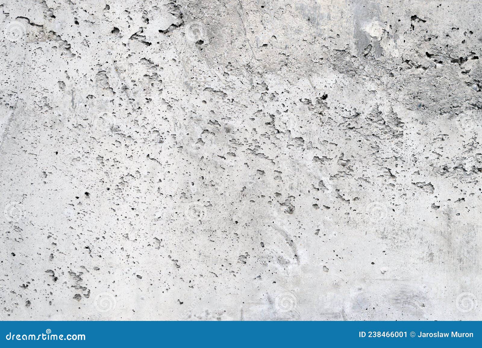 Rough Concrete Surface with Air Voids Stock Image - Image of detail ...